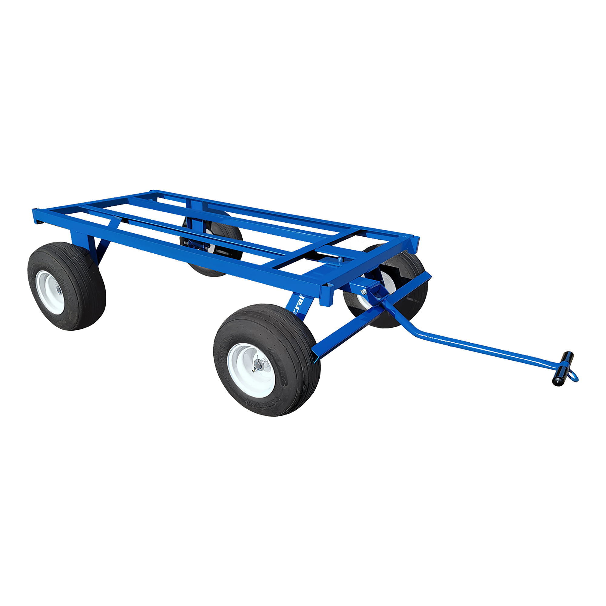 Open Deck Four Wheel Trailer 36\"Wx72\"L with 18\" Pneumatic Tires ...