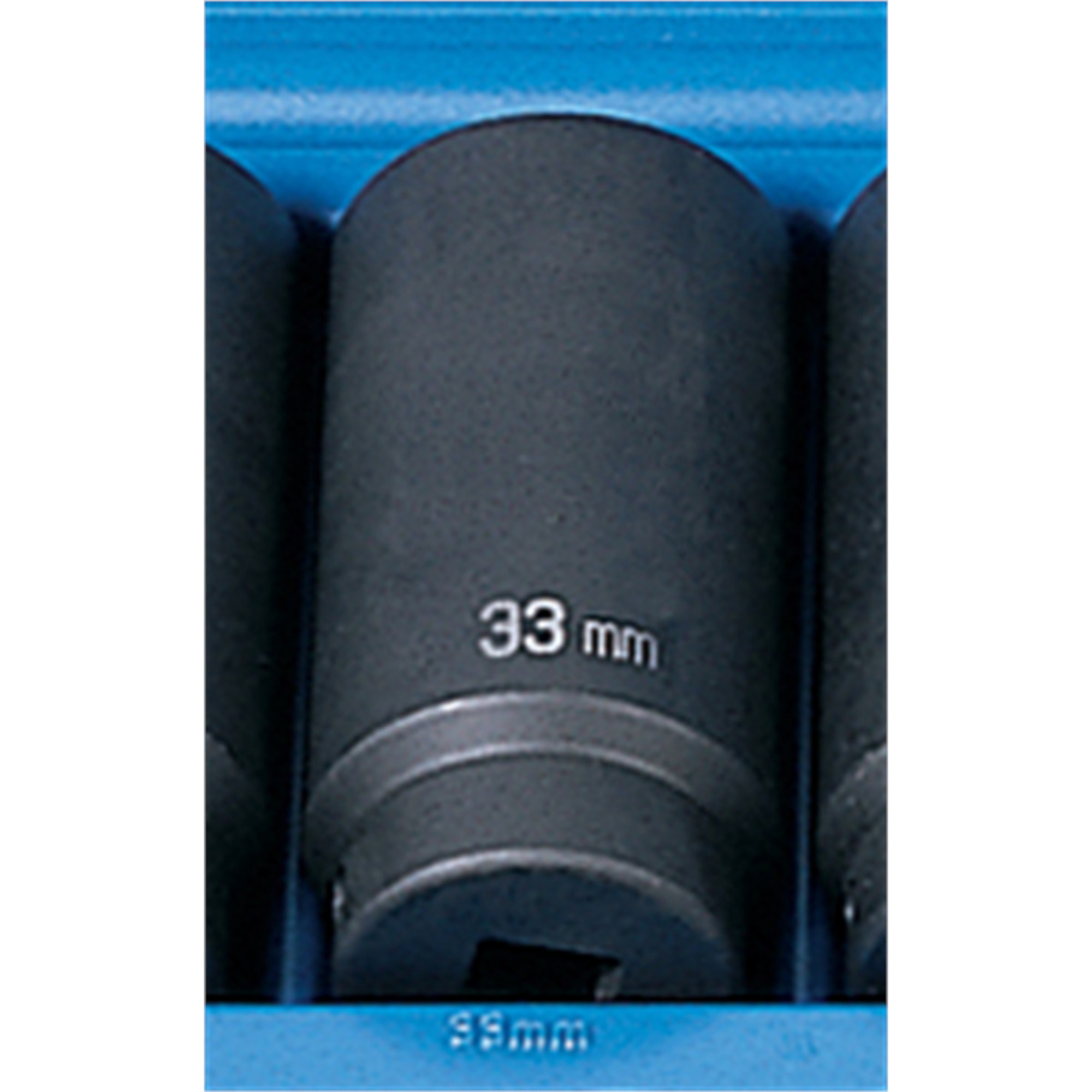 Grey Pneumatic 33mm Impact Socket — 1/2in. Drive, 6-Point, Deep, Model ...