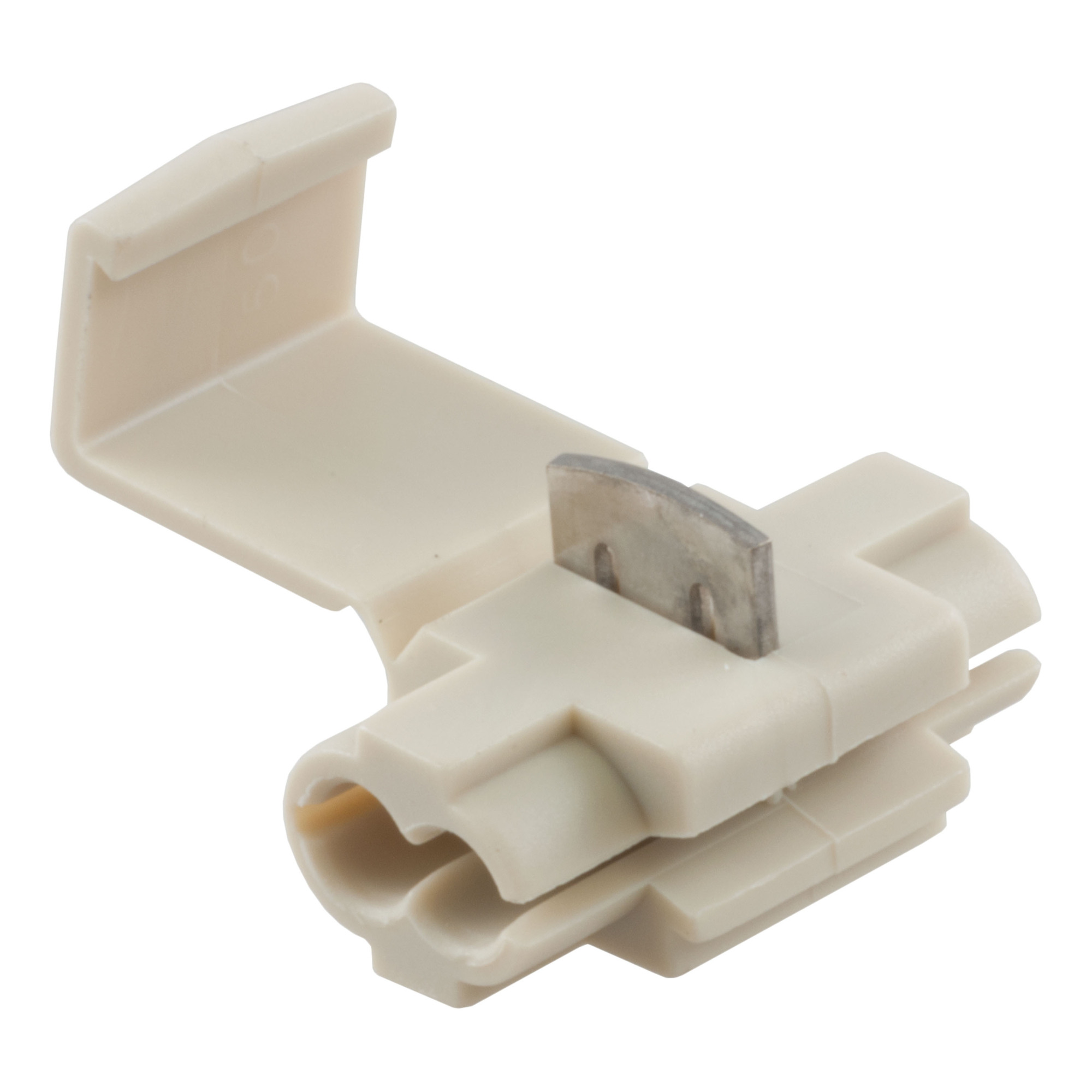 CURT 59906 18-14 Gauge White Scotch Snap Lock Wire Connectors, 100-Pack ...