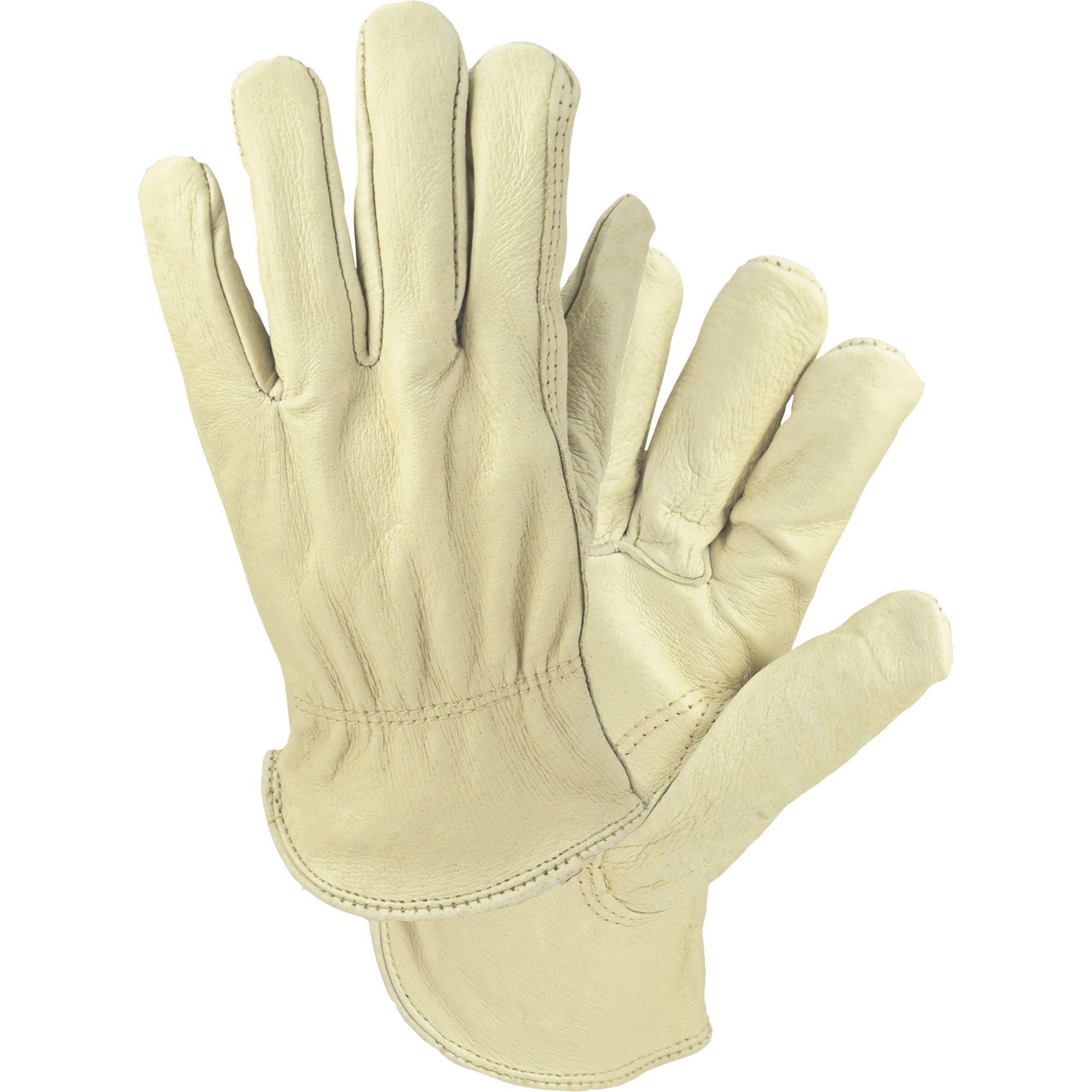 West Chester Protective Gear Men's Pigskin Driver Gloves — 3 Pairs ...