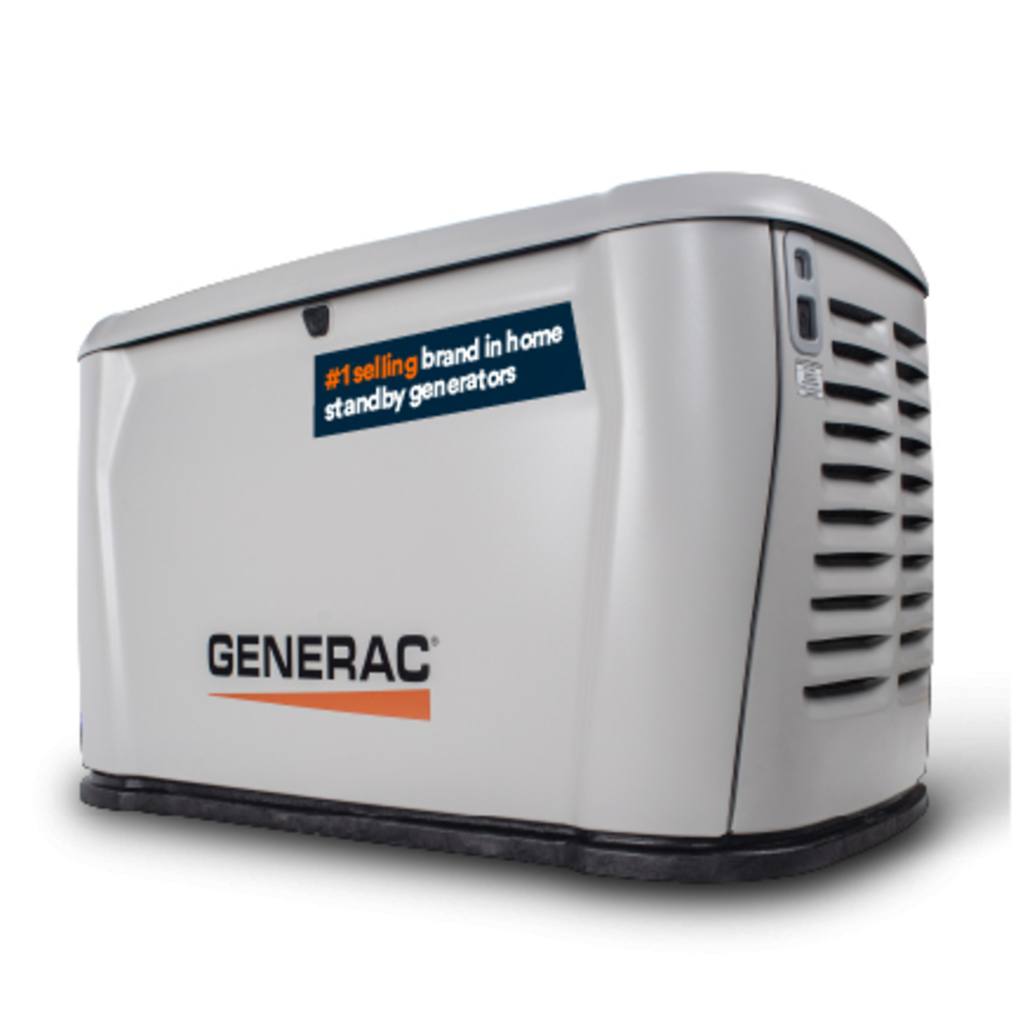 Generac 18kW Home Standby Generator, cellular connectivity, easy to use ...