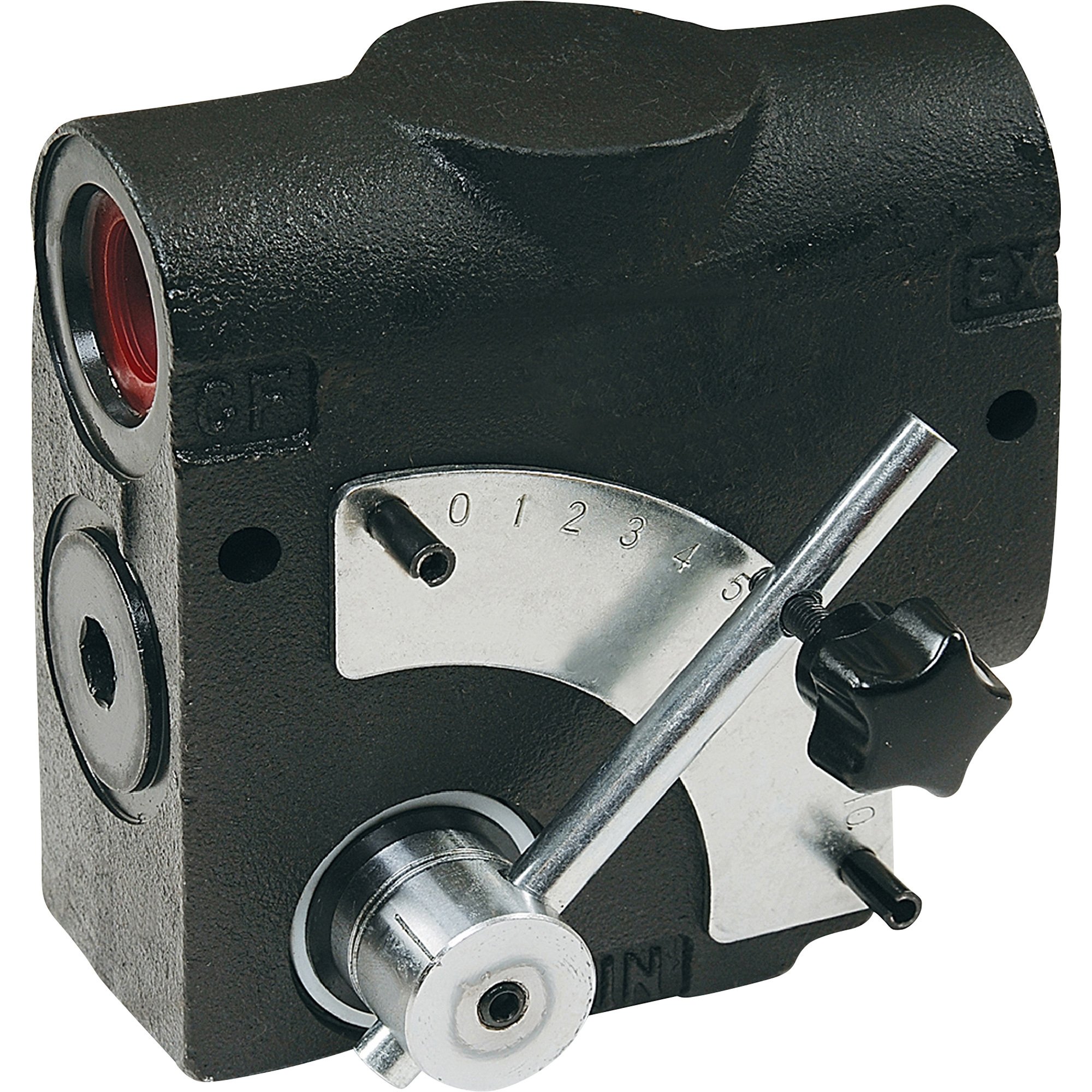 HydroWorks Side-Ported Flow Control Valve — SAE 12 ports, 30 GPM, Model ...