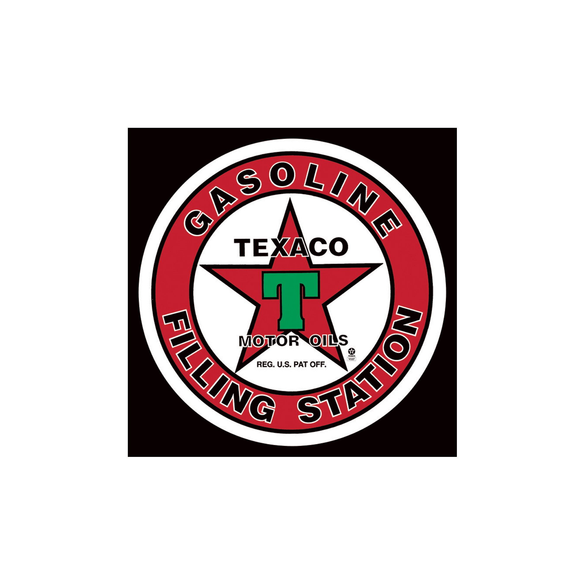 Desperate Enterprises Texaco Filling Station Collectible Metal Sign ...