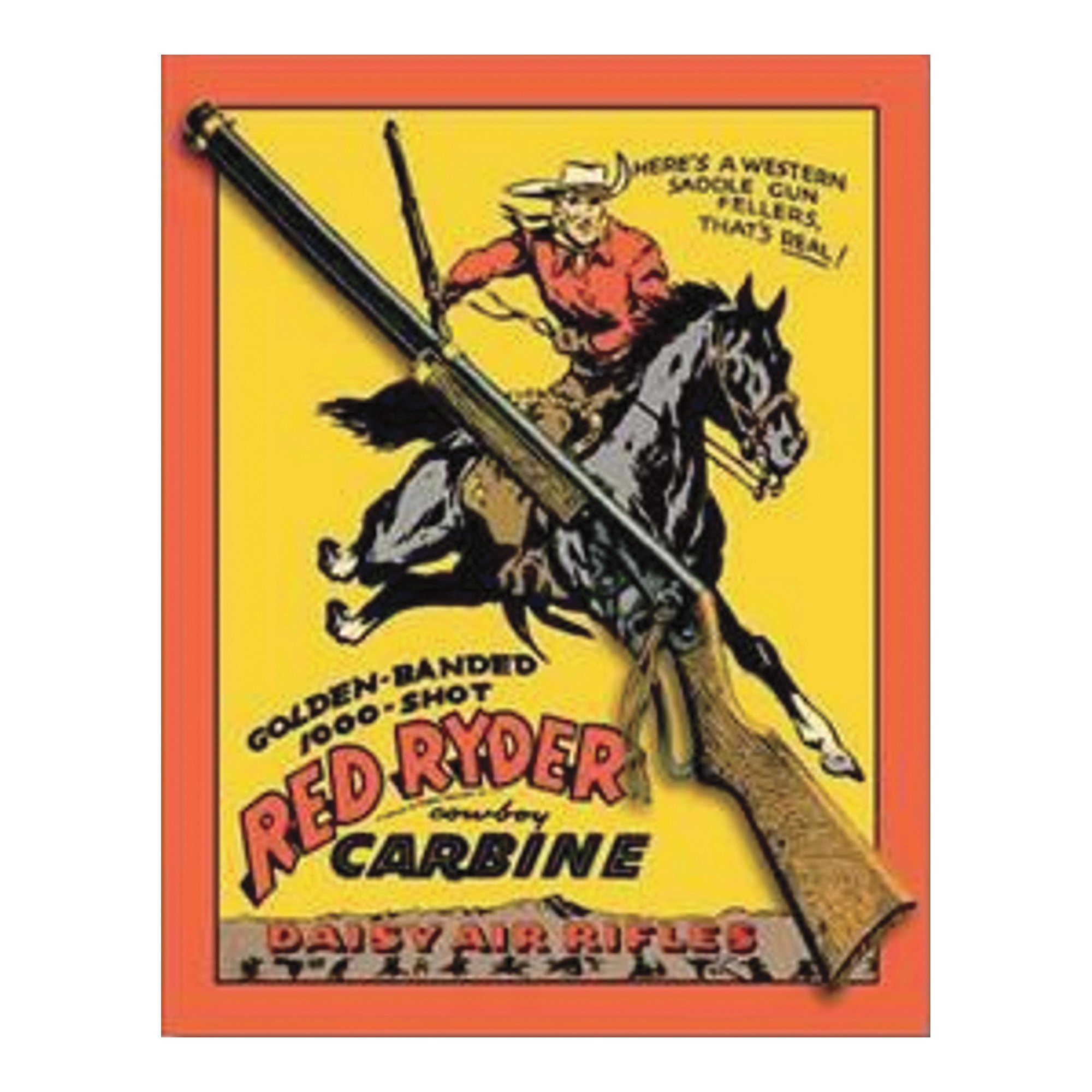 Desperate Enterprises Daisy Red Ryder Carbine Collectible Metal Sign ...