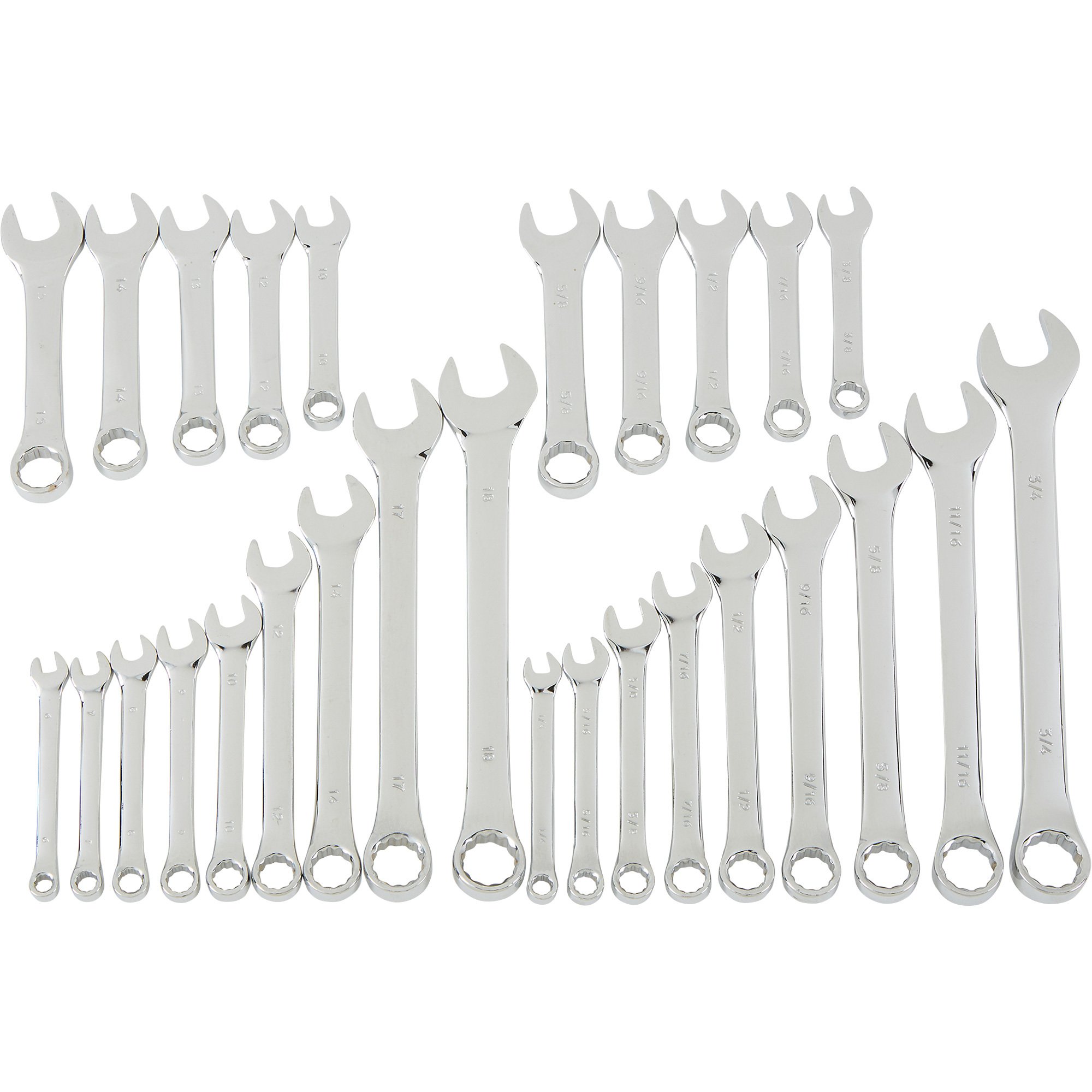 Ironton Jumbo Combination Wrench Set, 10 Pcs., SAE | Northern Tool