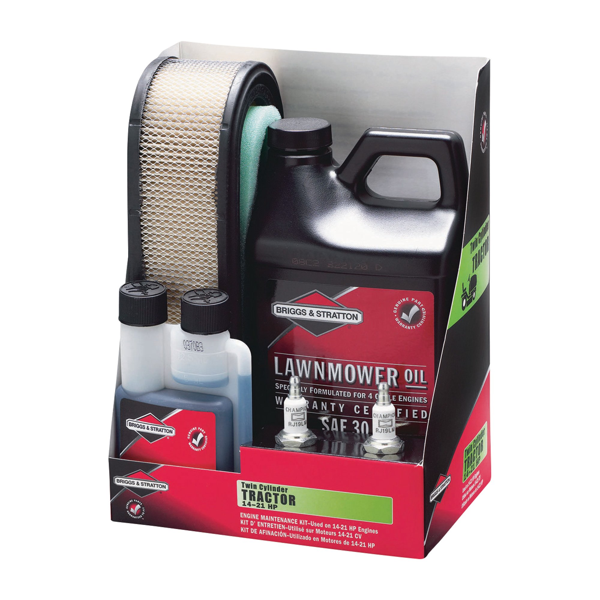 Briggs & Stratton Twin Cylinder Tractor Engine Maintenance Kit — 14 to ...