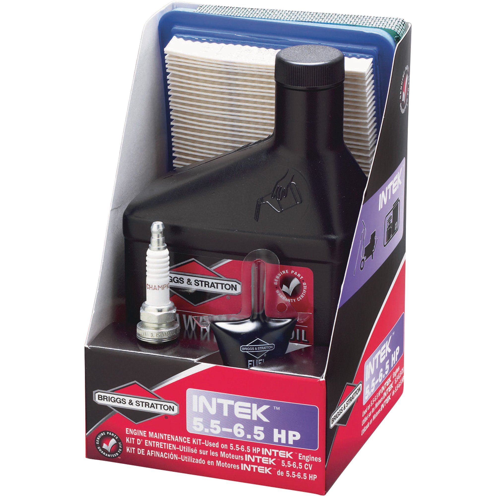 Briggs & Stratton Intek Engine Maintenance Kit — 5.5 to 6.5 HP, Model ...