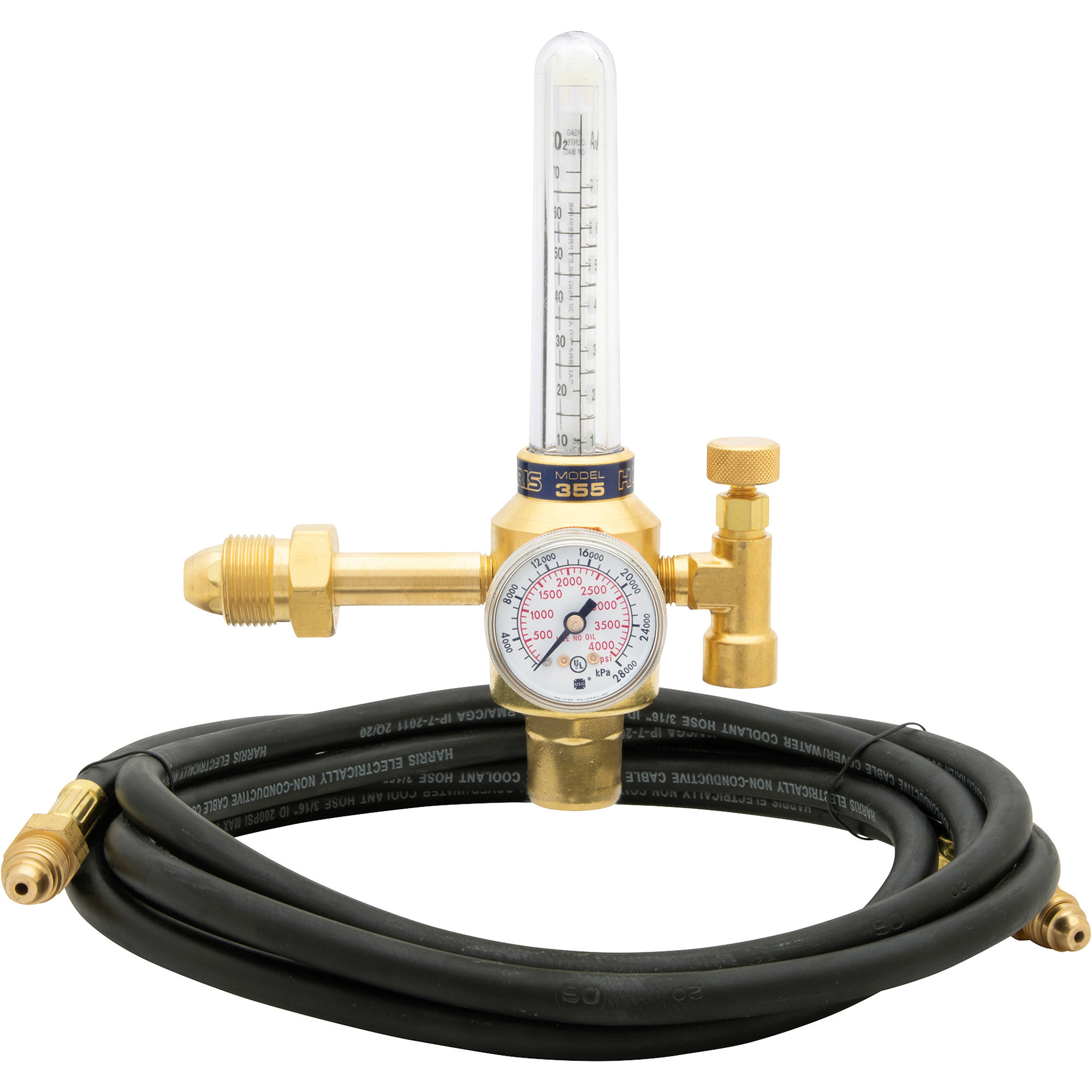 Harris Flowmeter Regulator and Hose Kit, Argon/Carbon Dioxide, CGA 580 ...