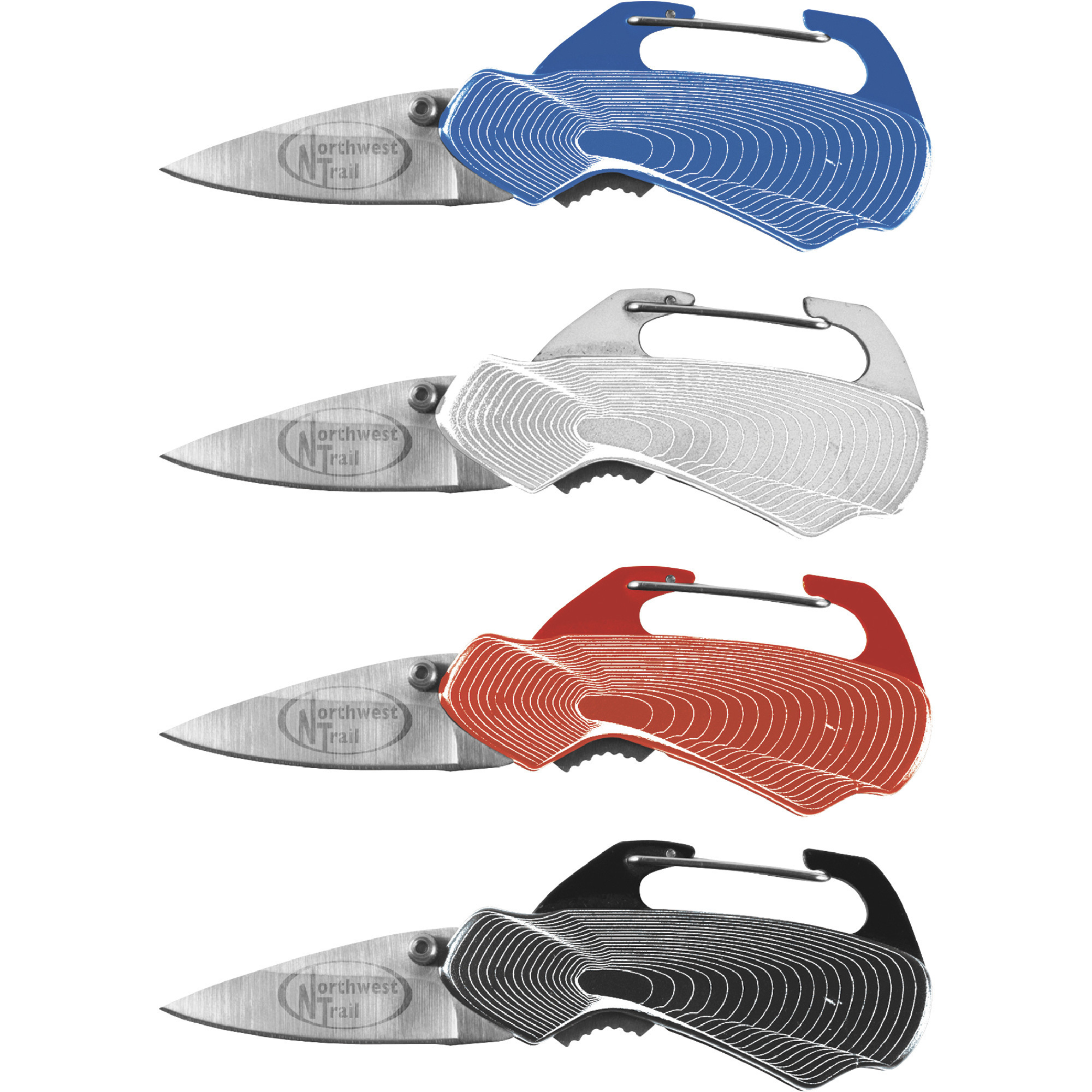 Performance Tool Pocket Knife with Carabiner Clip, Model# W3210 ...