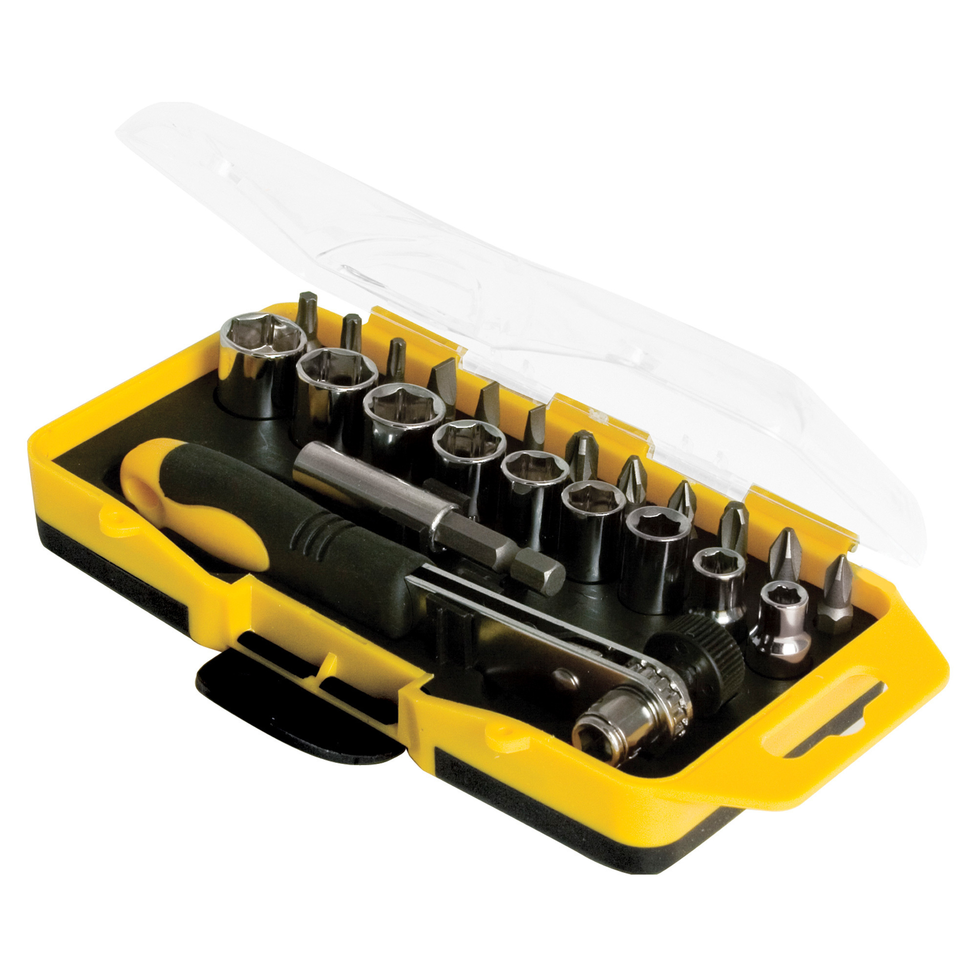 Klutch Mechanic's Socket Set — 57-Pc., 1/4in. & 3/8in. Drive, SAE ...