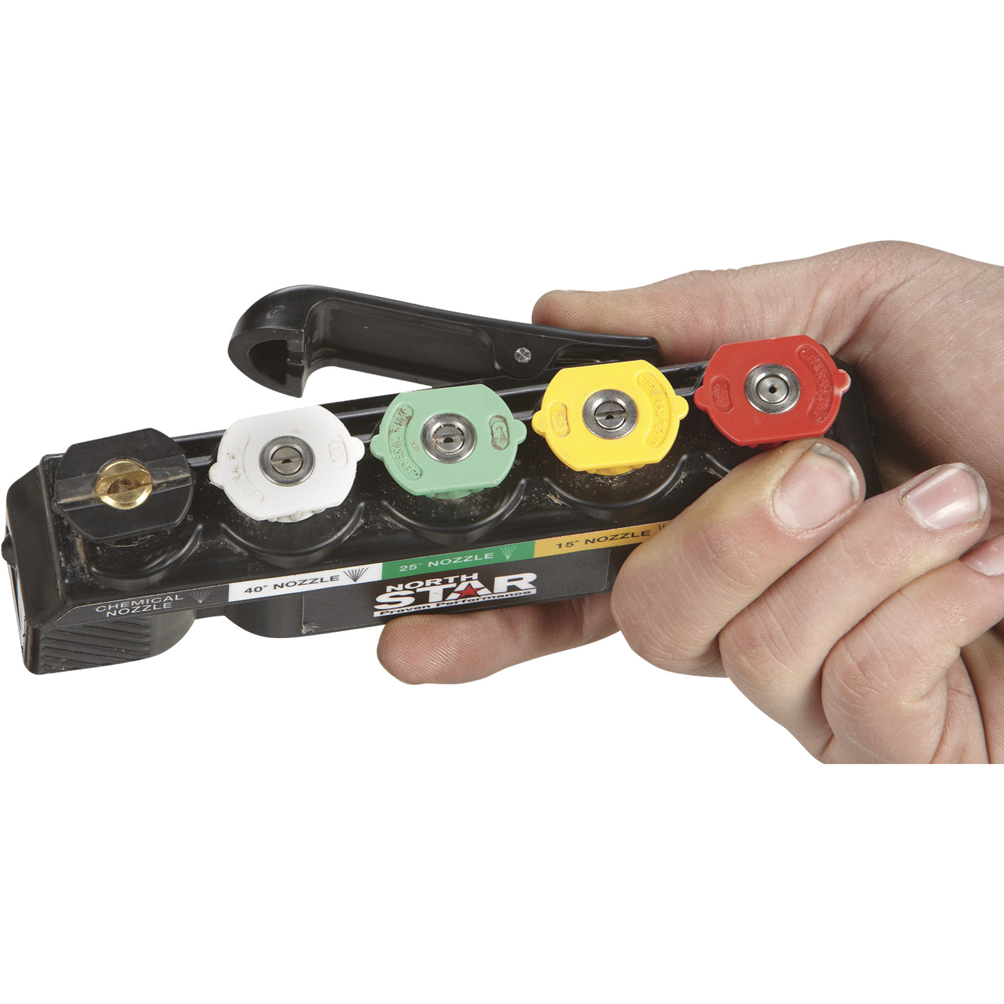 NorthStar 5-Pack Pressure Washer Quick Couple Nozzle Set, 4.0 Size ...