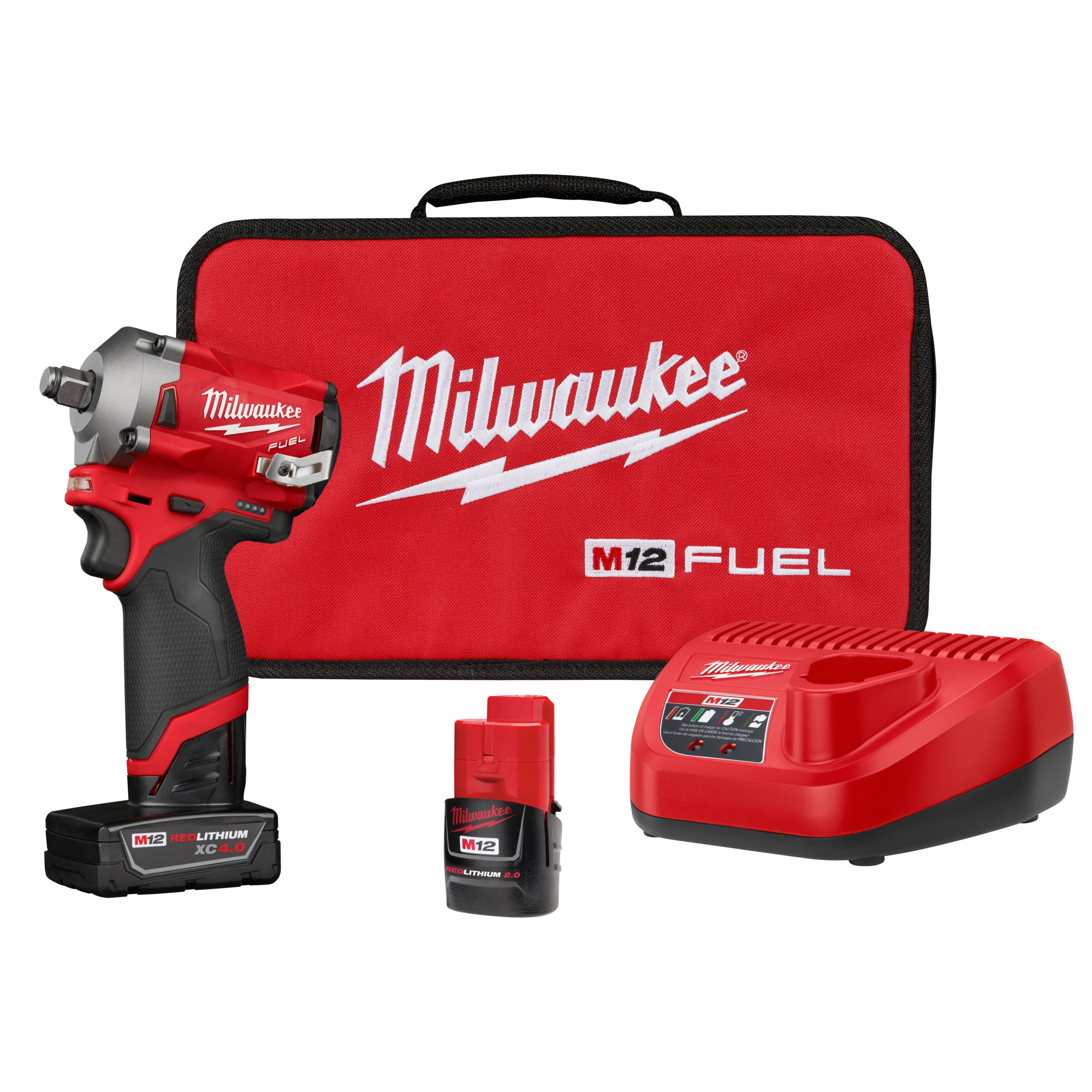 Milwaukee M12 FUEL Stubby Impact Wrench, Drive Size 3/8in., Model# 2562 ...