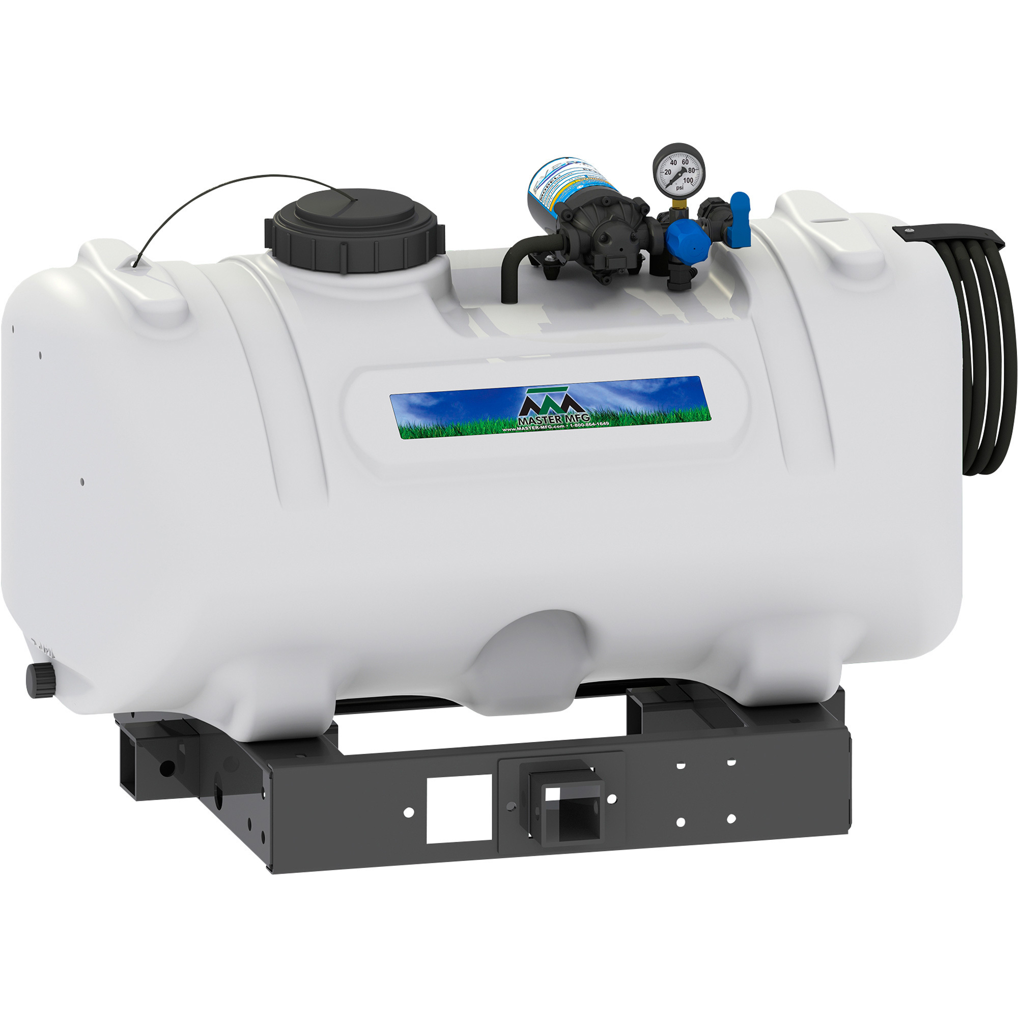 Master MFG Over-the-Tailgate Spot and Broadcast Sprayer — 60-Gallon ...