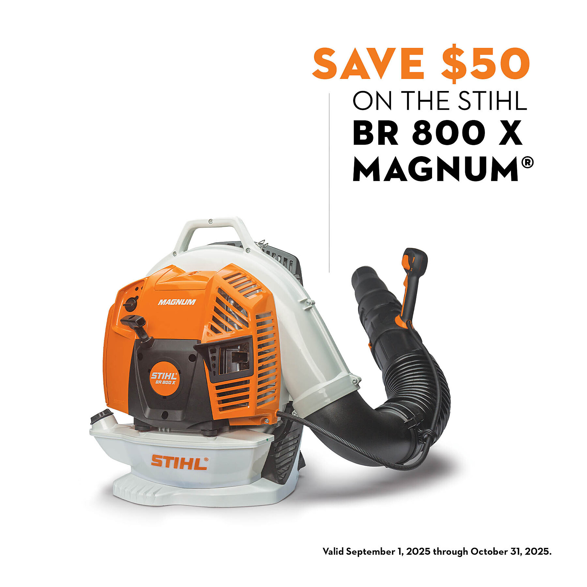 Stihl Gas-Powered Backpack Blower, 79.9cc, 4.4 HP, 912 CFM, Model# BR ...