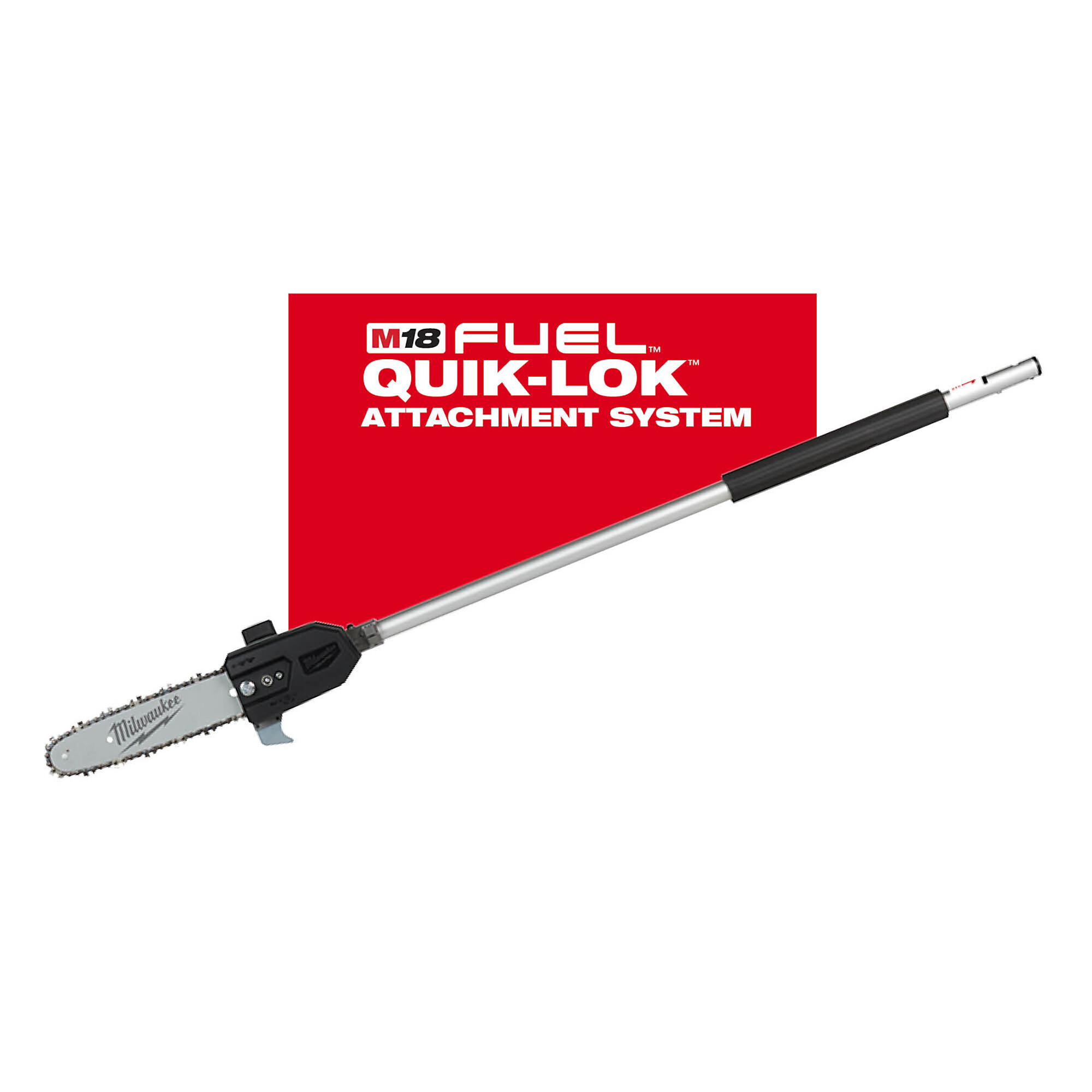 Milwaukee M18 FUEL QUIK-LOK Pole Saw Attachment, Model# 49-16-2720 ...