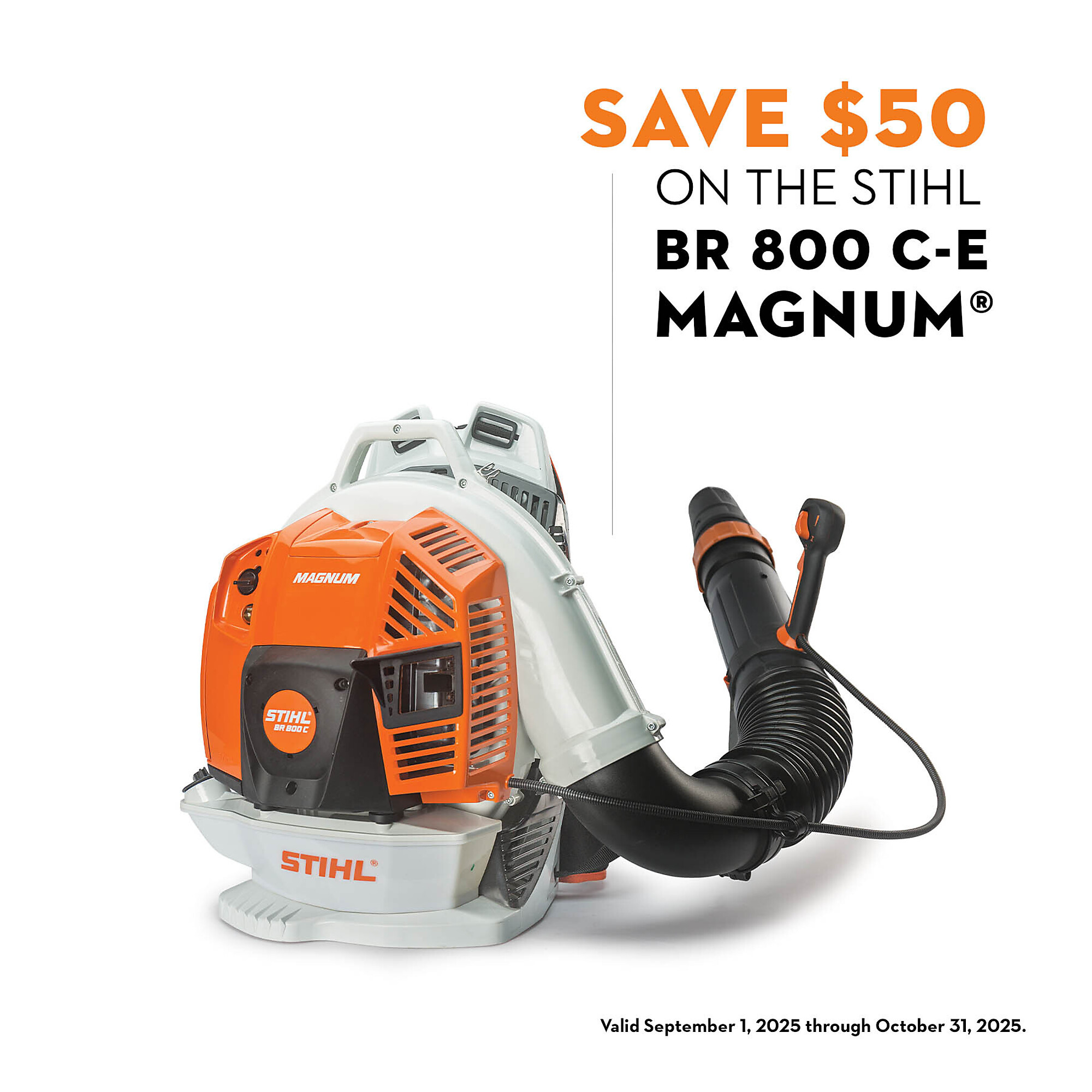 Stihl Gas-Powered Handheld Blower — 27.2cc, 444 CFM, Model# BG 86 ...