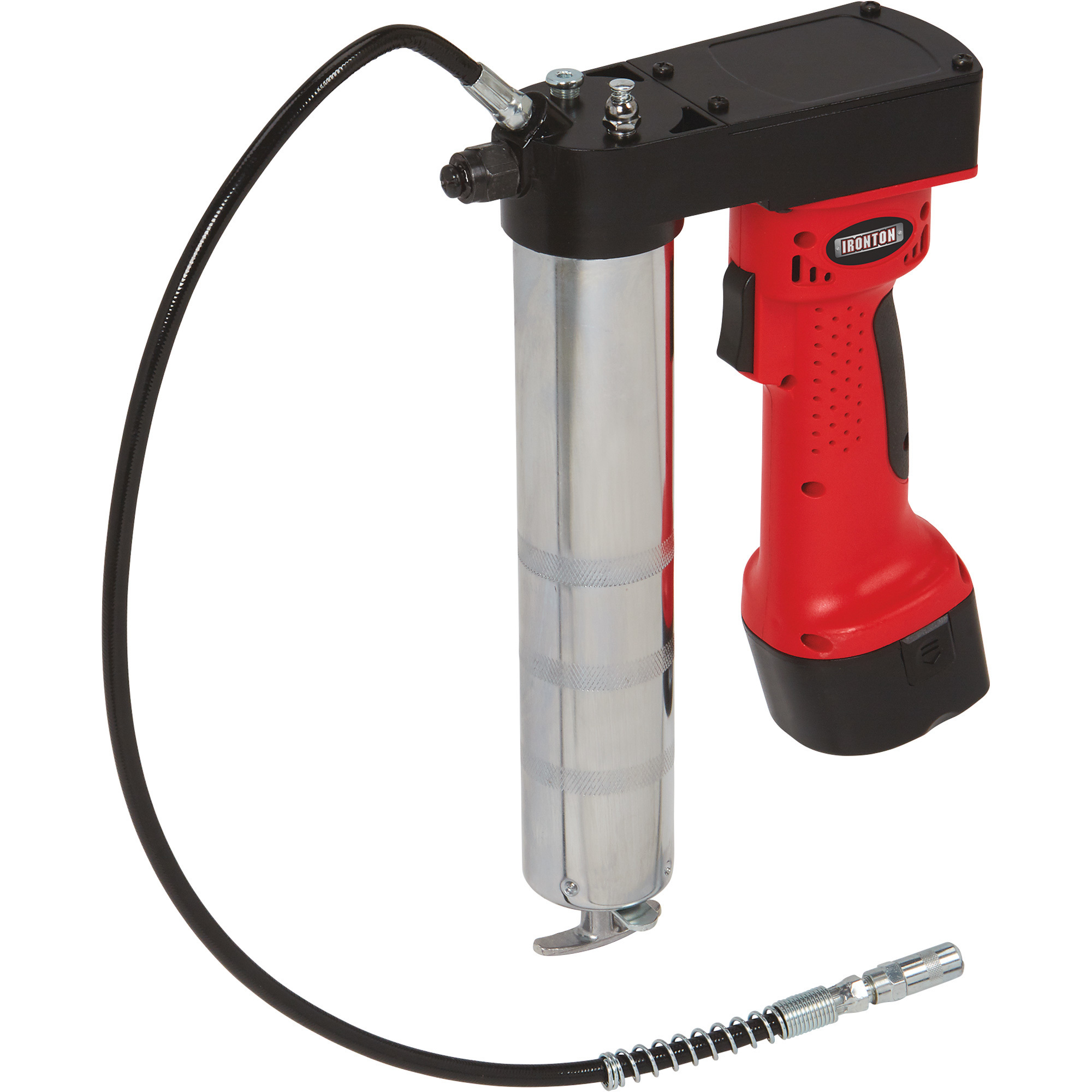 Ironton Cordless Grease Gun, 14.4 Volts, 7000 PSI, 1 Li-Ion Battery ...