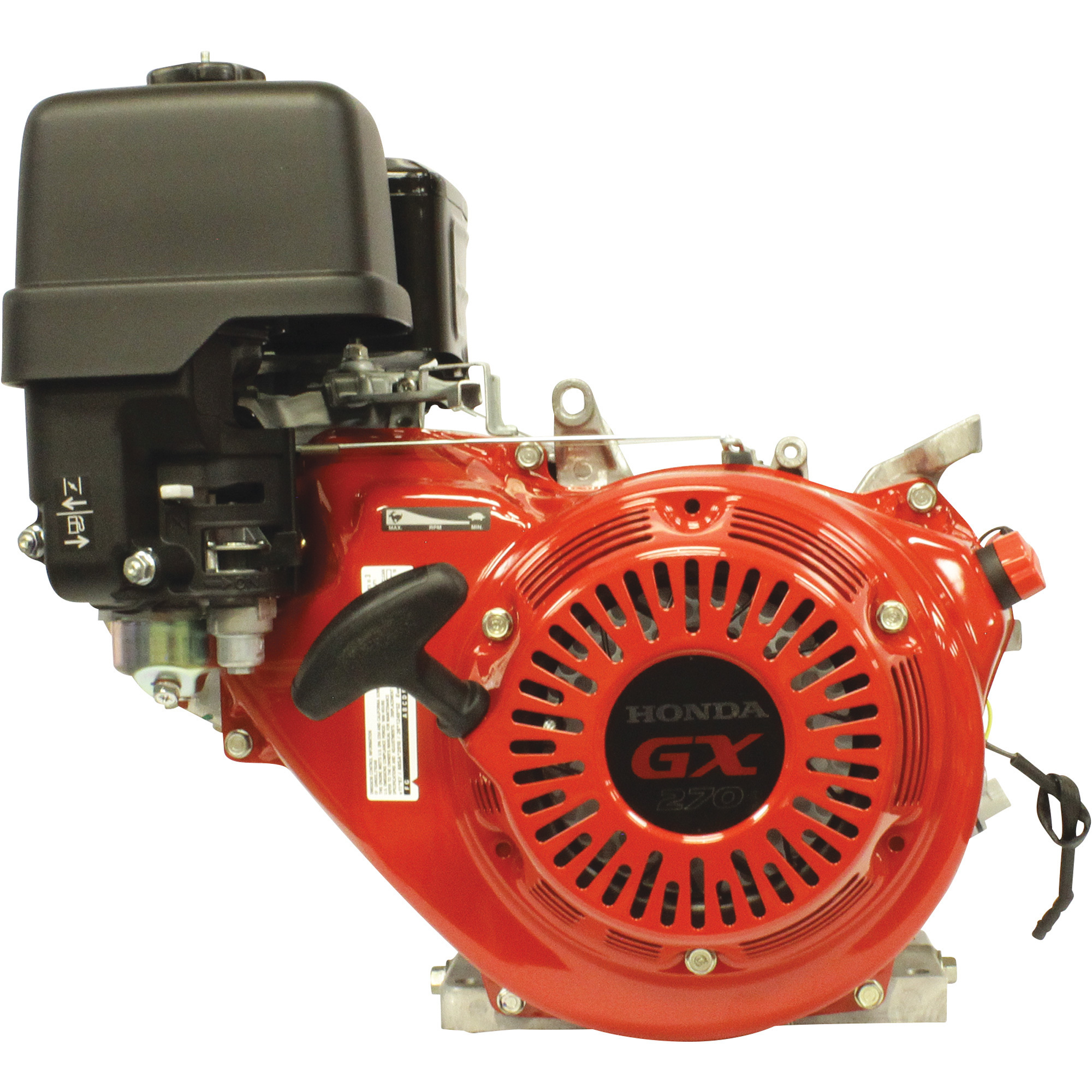 Honda Horizontal OHV Engine — 270cc, GX Series, 1in. x 3 31/64in. Shaft ...