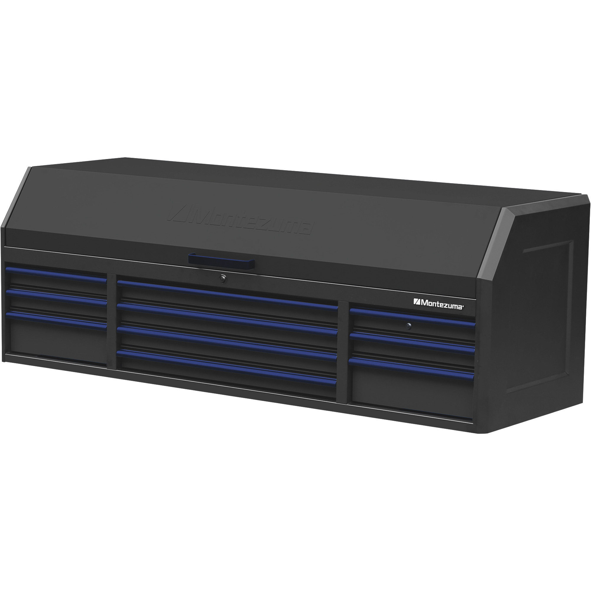 Montezuma 72in. x 24in. 10-Drawer Tool Chest, 72 5/8in.W x 24 5/8in.D x ...