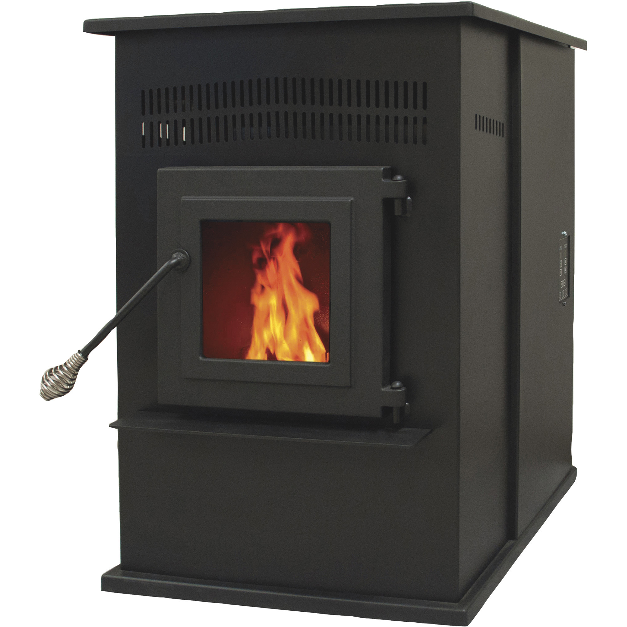 Summers Heat Pellet Stove, 24,000 BTU, 120-Lb. Hopper, EPA Certified ...