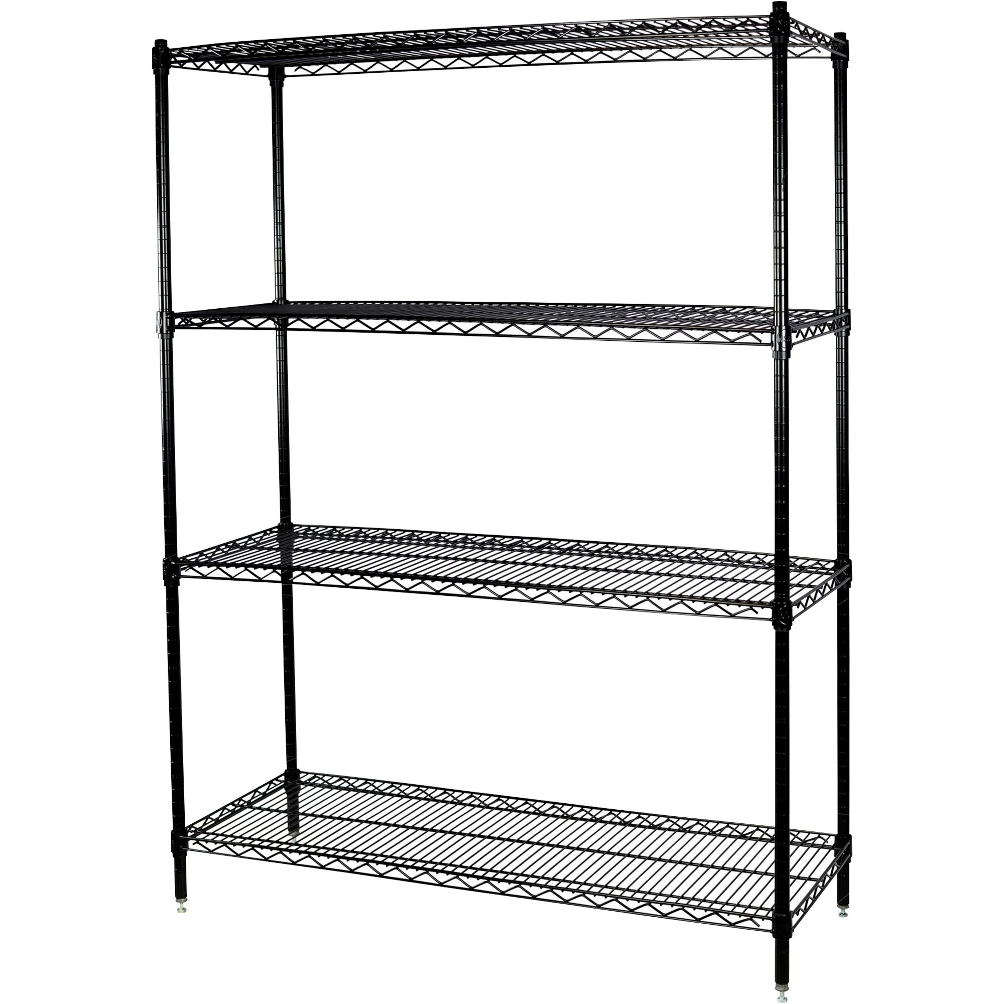Ironton 4-Tier Industrial Shelving Rack — 77in.W x 24in.D x 72in.H ...
