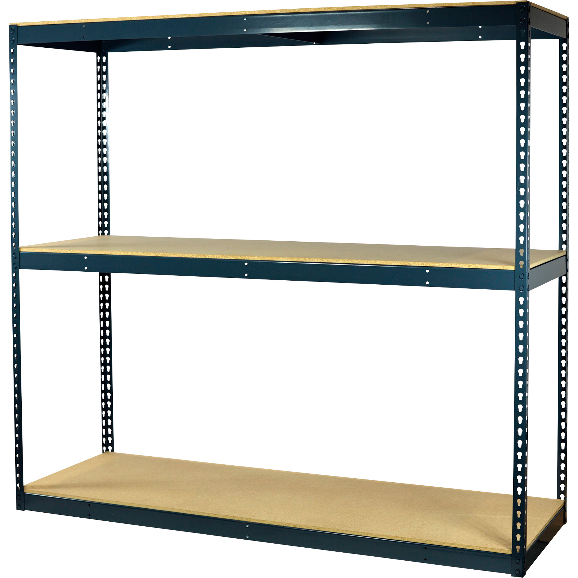 AR Shelving 2400-Lb. Capacity, 71in.H x 48in.W x 18in.D Rivet Shelving ...