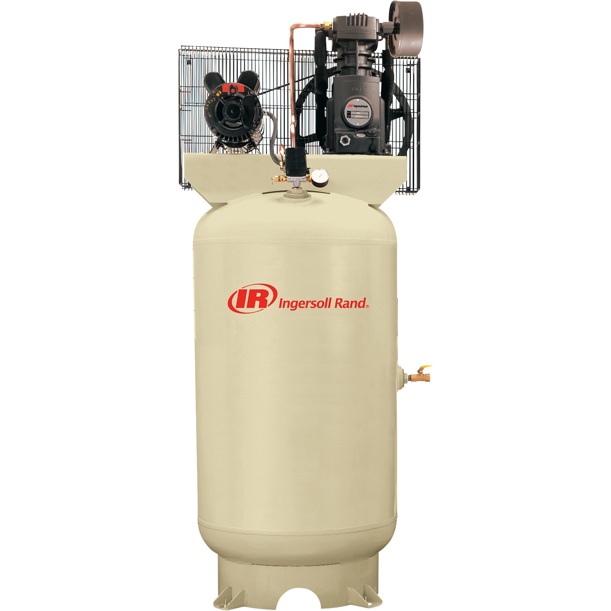 Ingersoll Rand Electric Air Compressor — 5 HP, 80-Gallon Vertical ...
