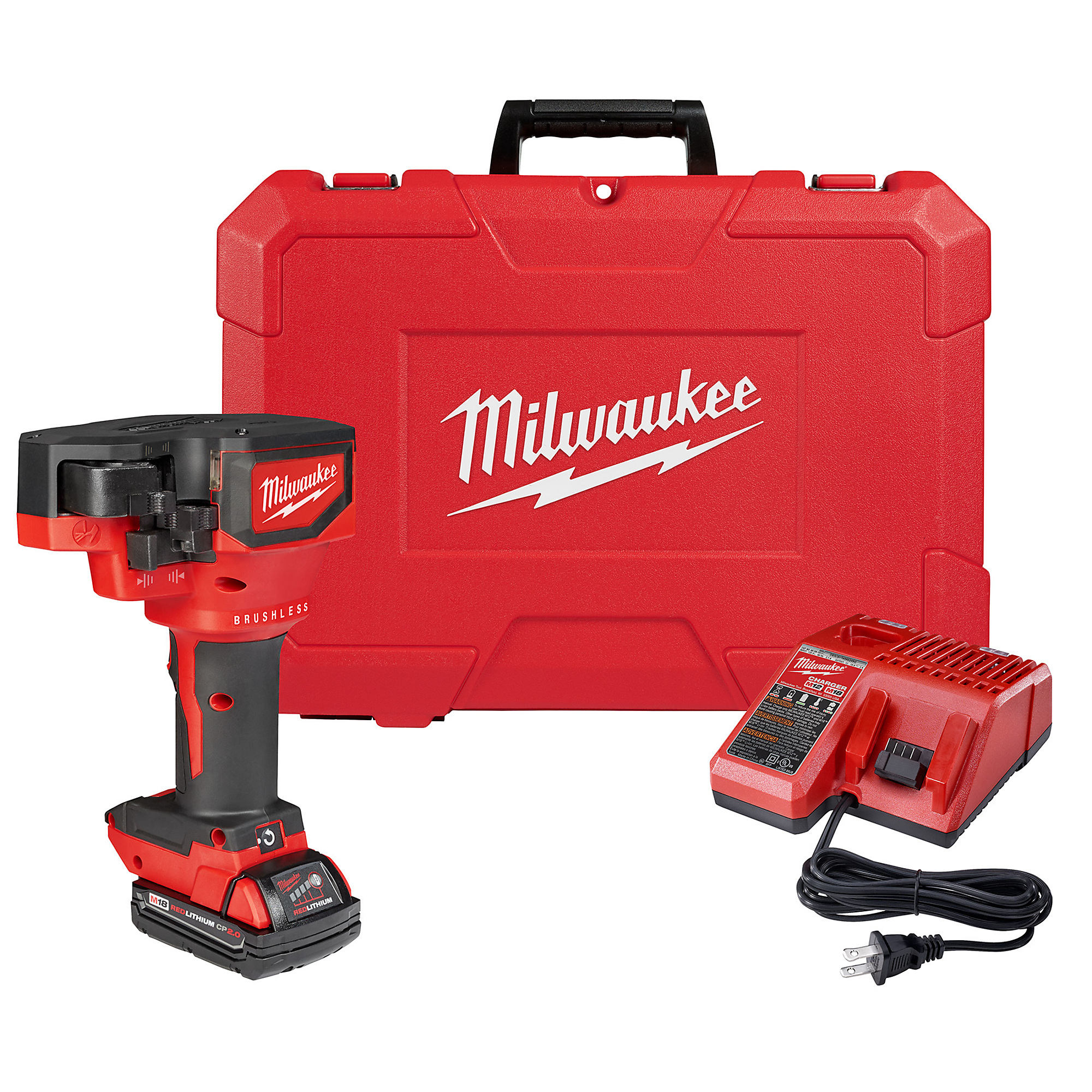 Milwaukee M18 Brushless Threaded Rod Cutter Kit, One Battery, Model ...