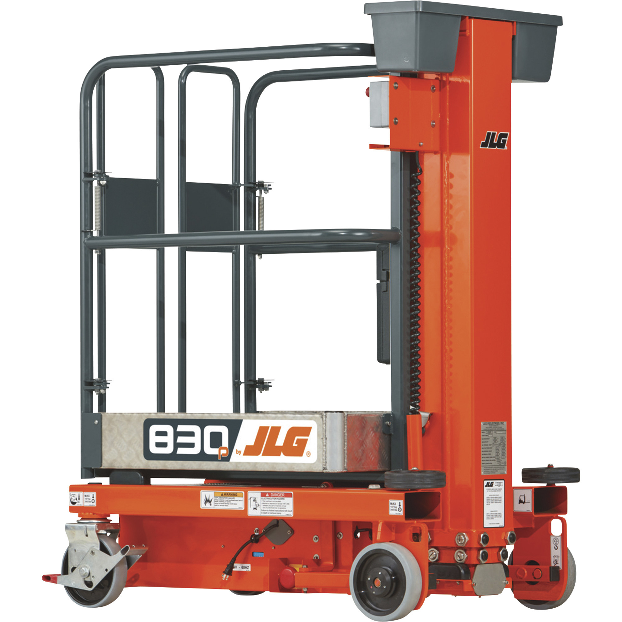 JLG 8ft. Powered Push Around Lift, 440-Lb. Capacity, Model# 830P ...