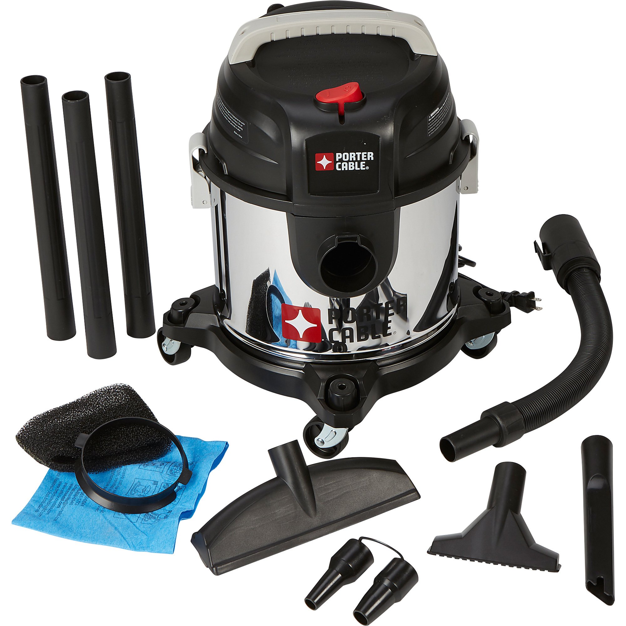 Porter-Cable Wet/Dry Vacuum — 4 Gallon, 4 HP, Model# PCX183014C_ENB RB ...