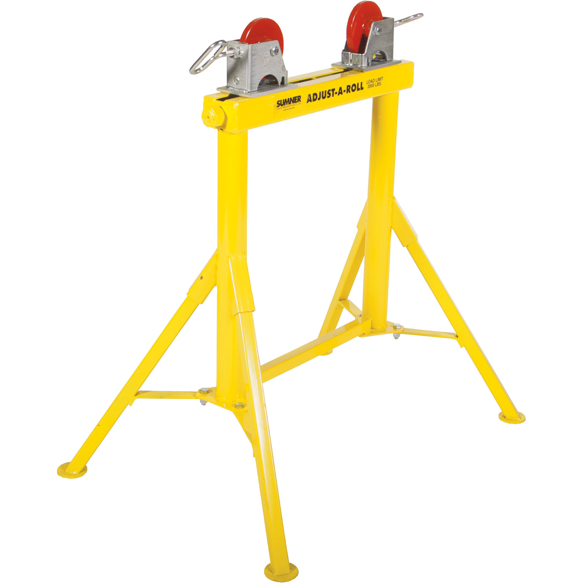 Sumner Hi Adjust-A-Roll Jack Stand with Rollers, 2500-Lb. Capacity ...