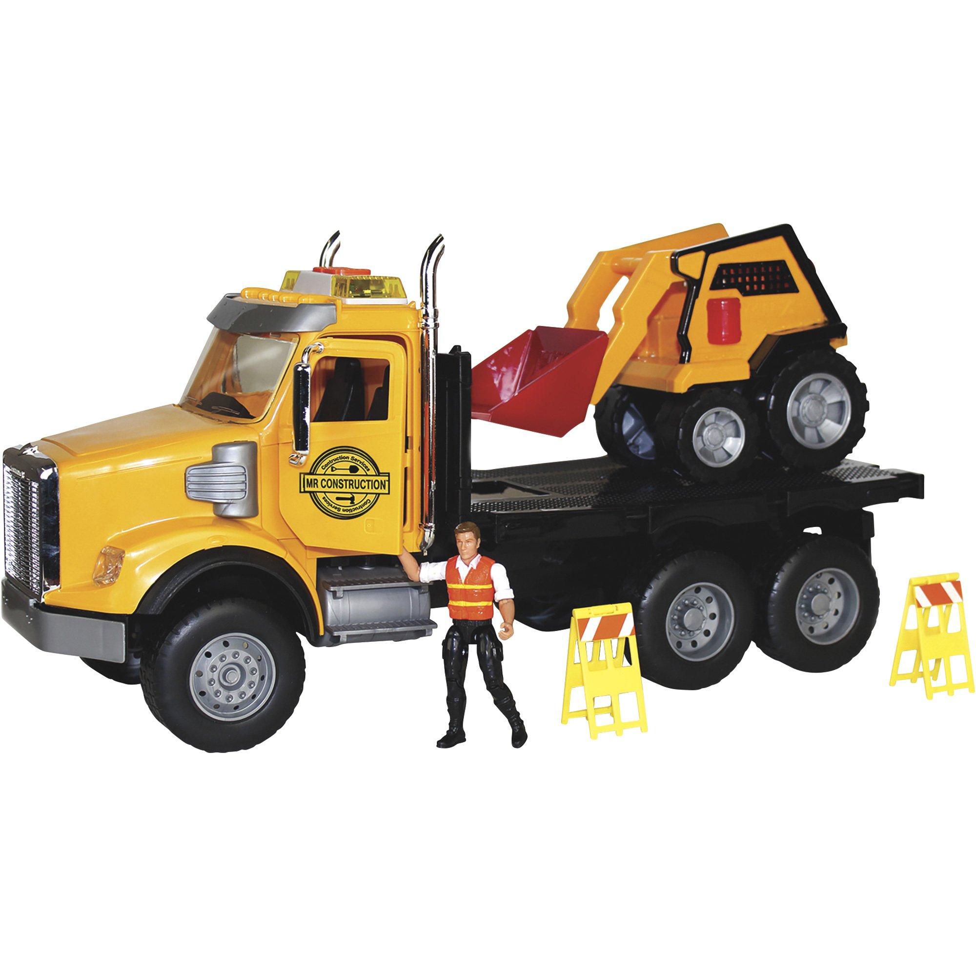 Mighty Rigz Freightliner Construction Truck Play Set, Model# 7650 ...
