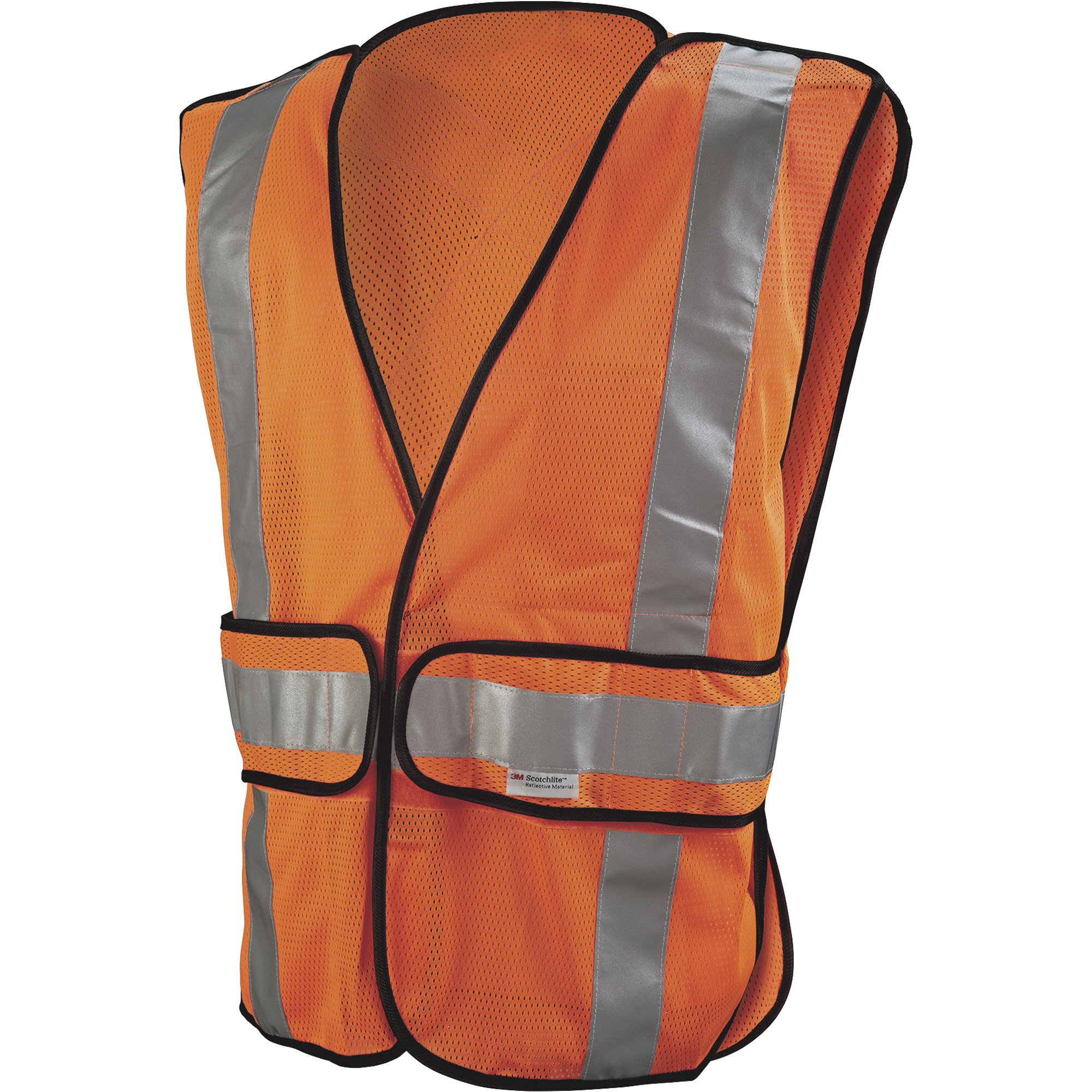 3M Men's Class 2 High-Visibility Construction Safety Vest — Orange ...