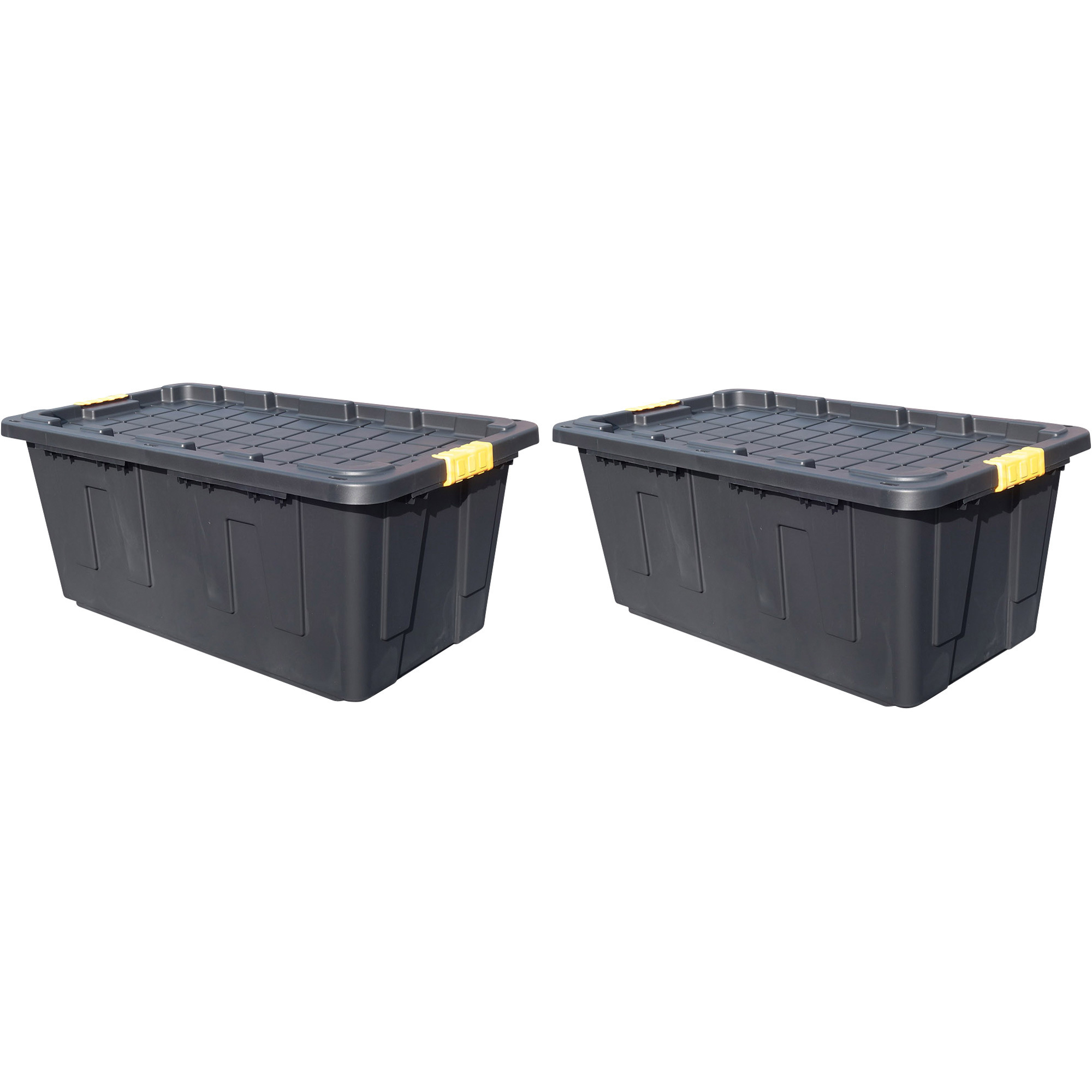 Tough Box Latching Storage Tote — 2-Pack, 40-Gallon | Northern Tool