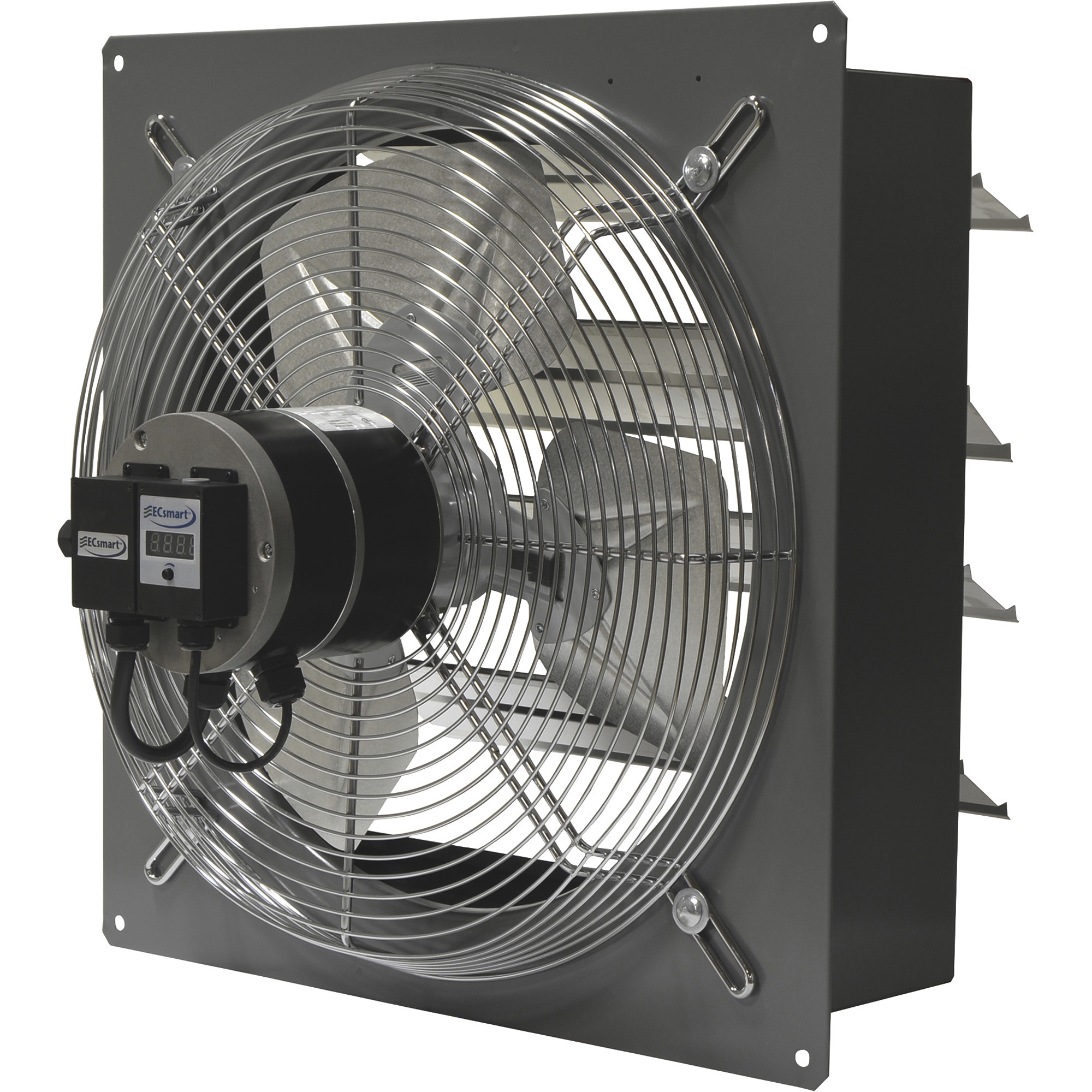 TPI Shutter-Mounted Direct Drive Exhaust Fan — 12in., 825/710/560 CFM ...