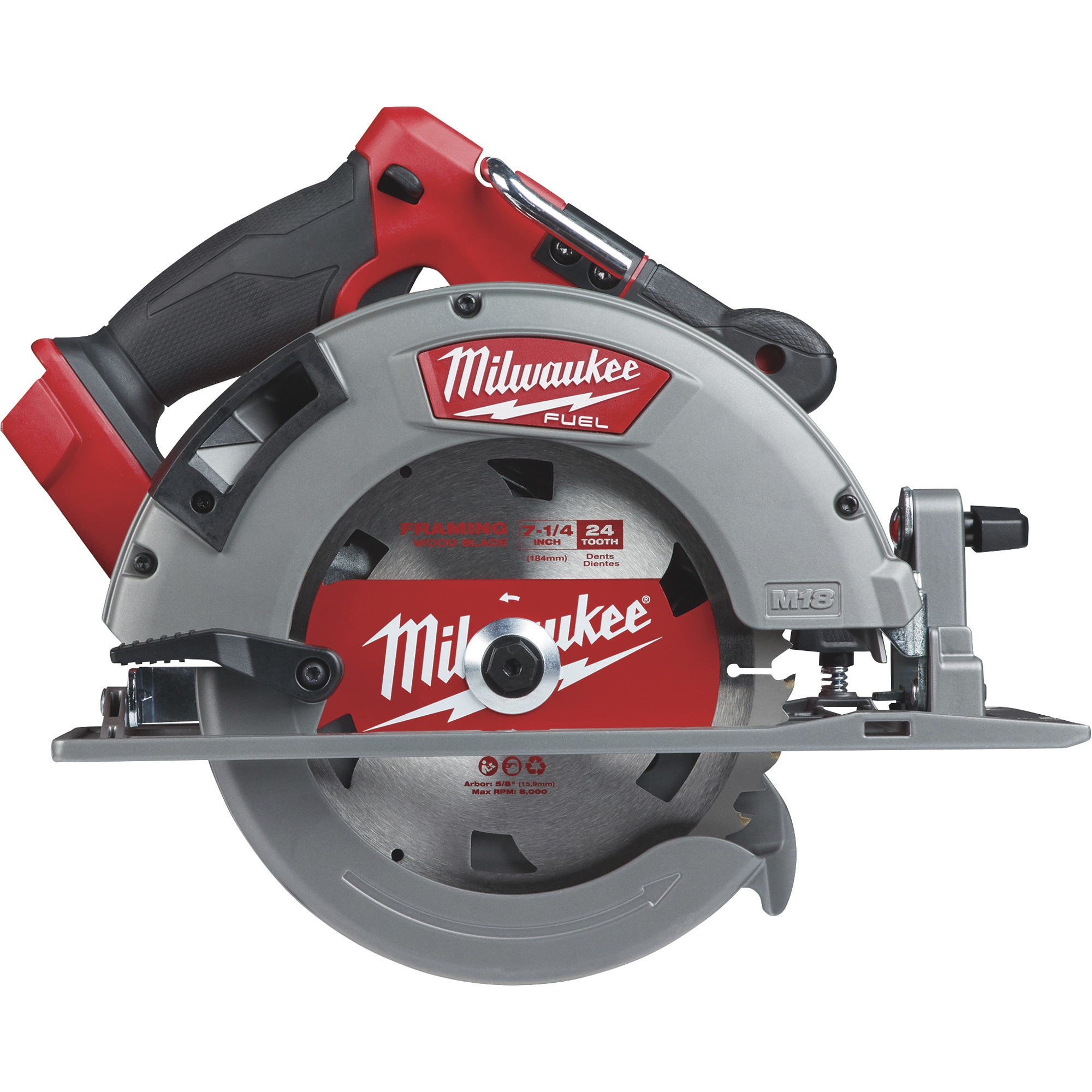 Milwaukee M18 FUEL Cordless Circular Saw, Tool Only, 7 1/4in., Model ...