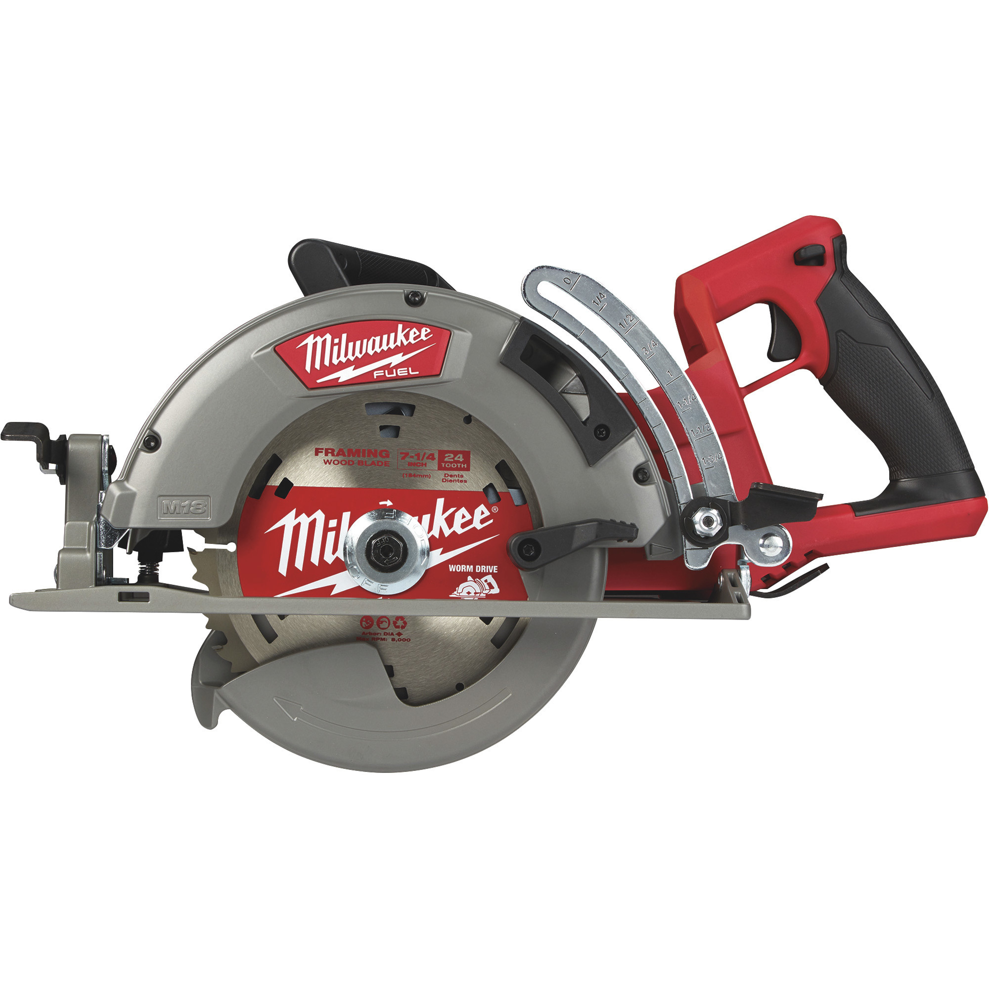Milwaukee, M18 FUEL 7-1/4” Circular Saw, Blade Diameter 7.25 in, Model ...