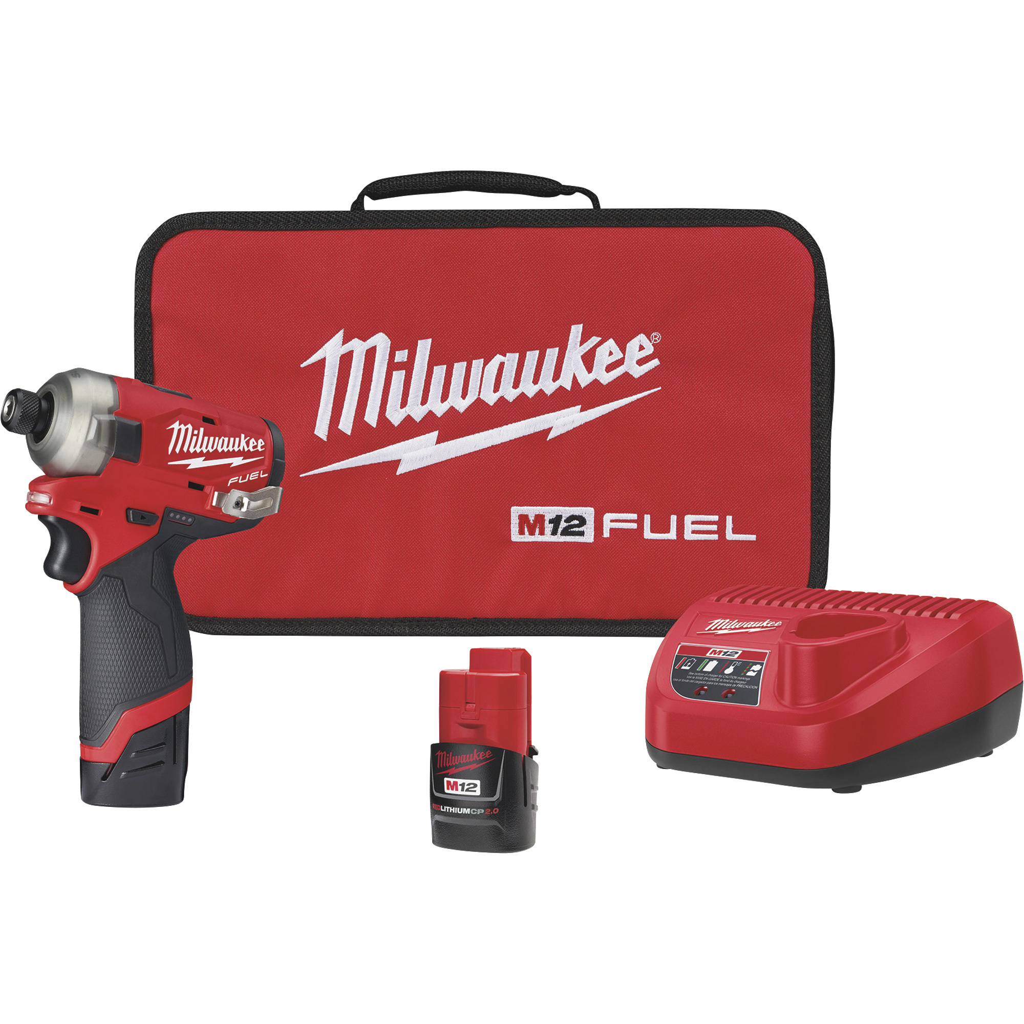 Milwaukee M12 FUEL 1/4in. Hex Impact Driver, Tool Only, Model# 3453-20 ...