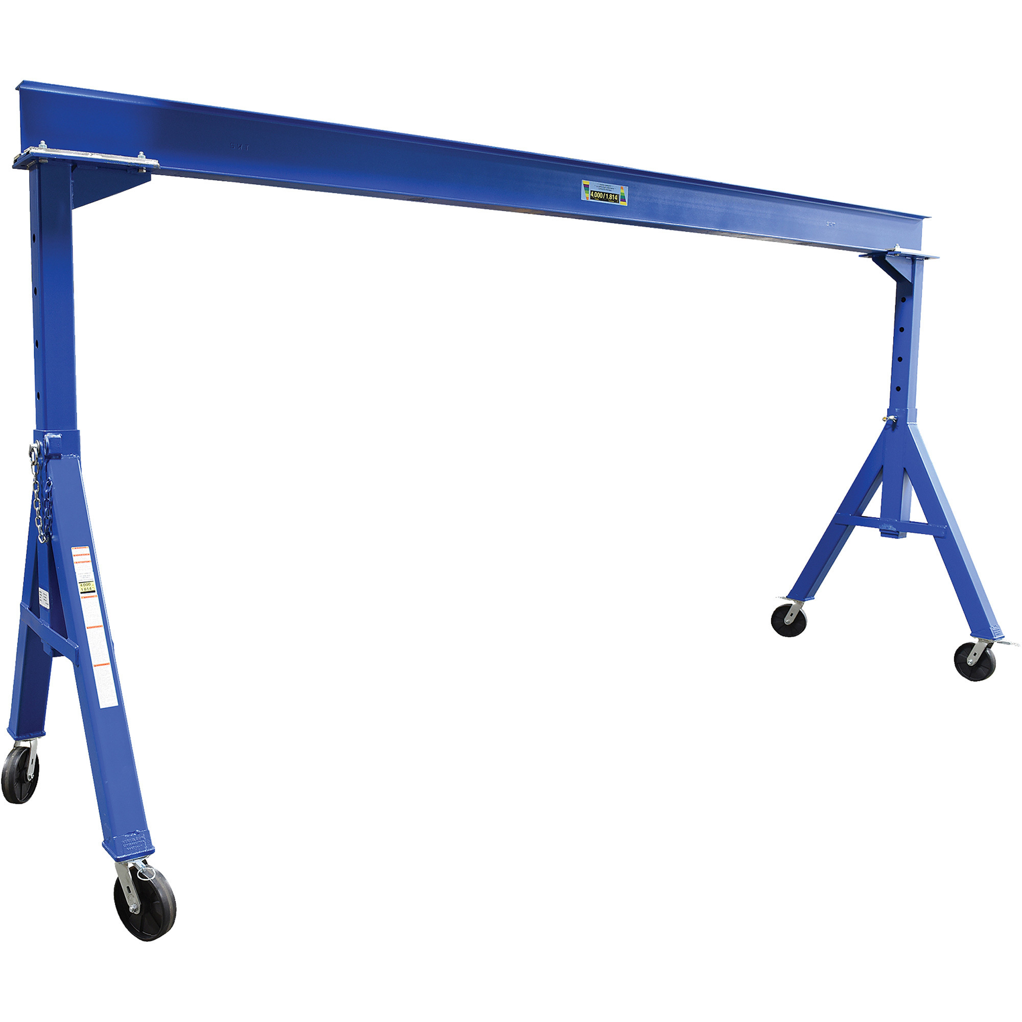 Vestil Adjustable Height Gantry Crane - 20ft. x 12ft., 4000-Lb ...