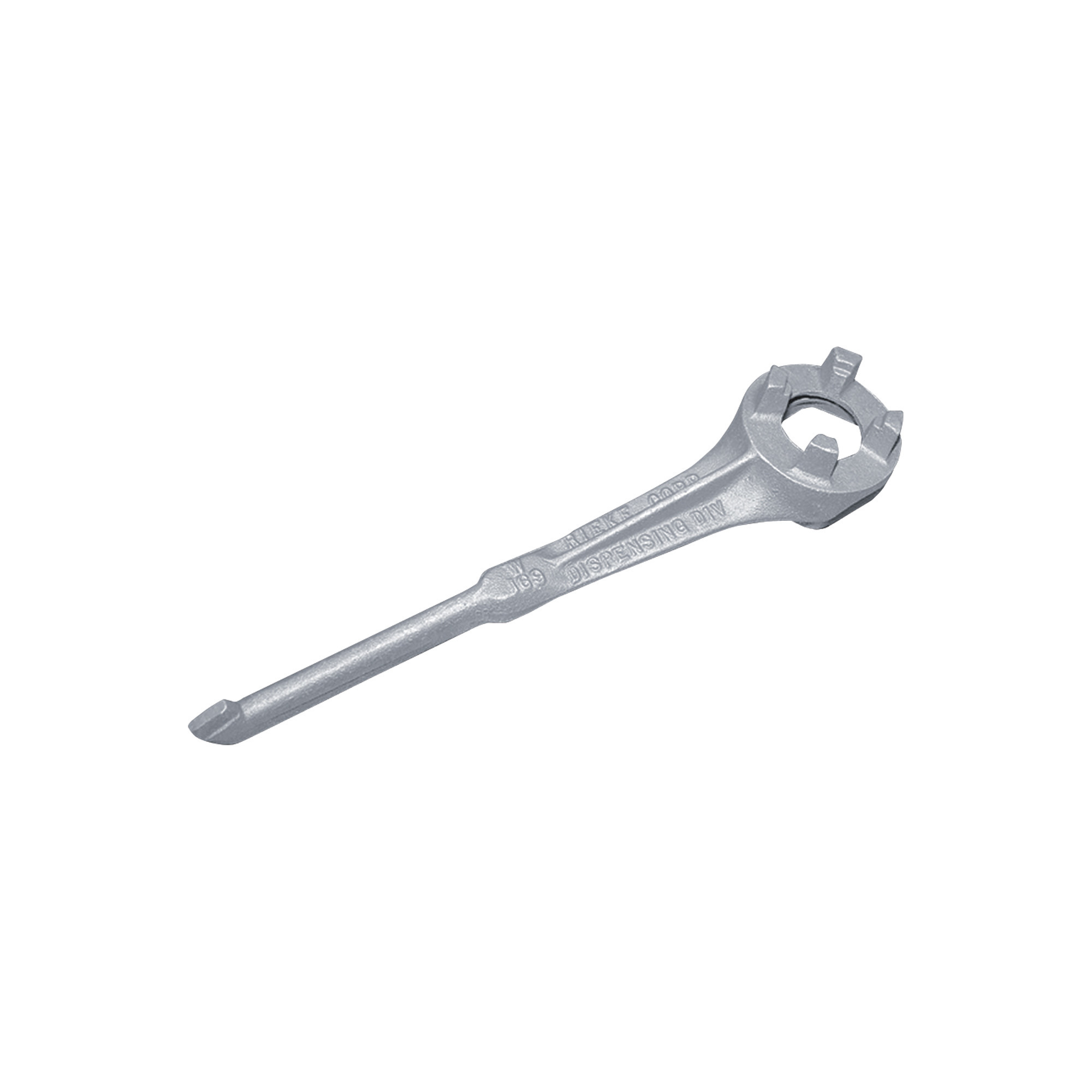 Vestil Drum Bung Nut Wrench, Aluminum, 10 1/2in.L, Single Ended, Model ...