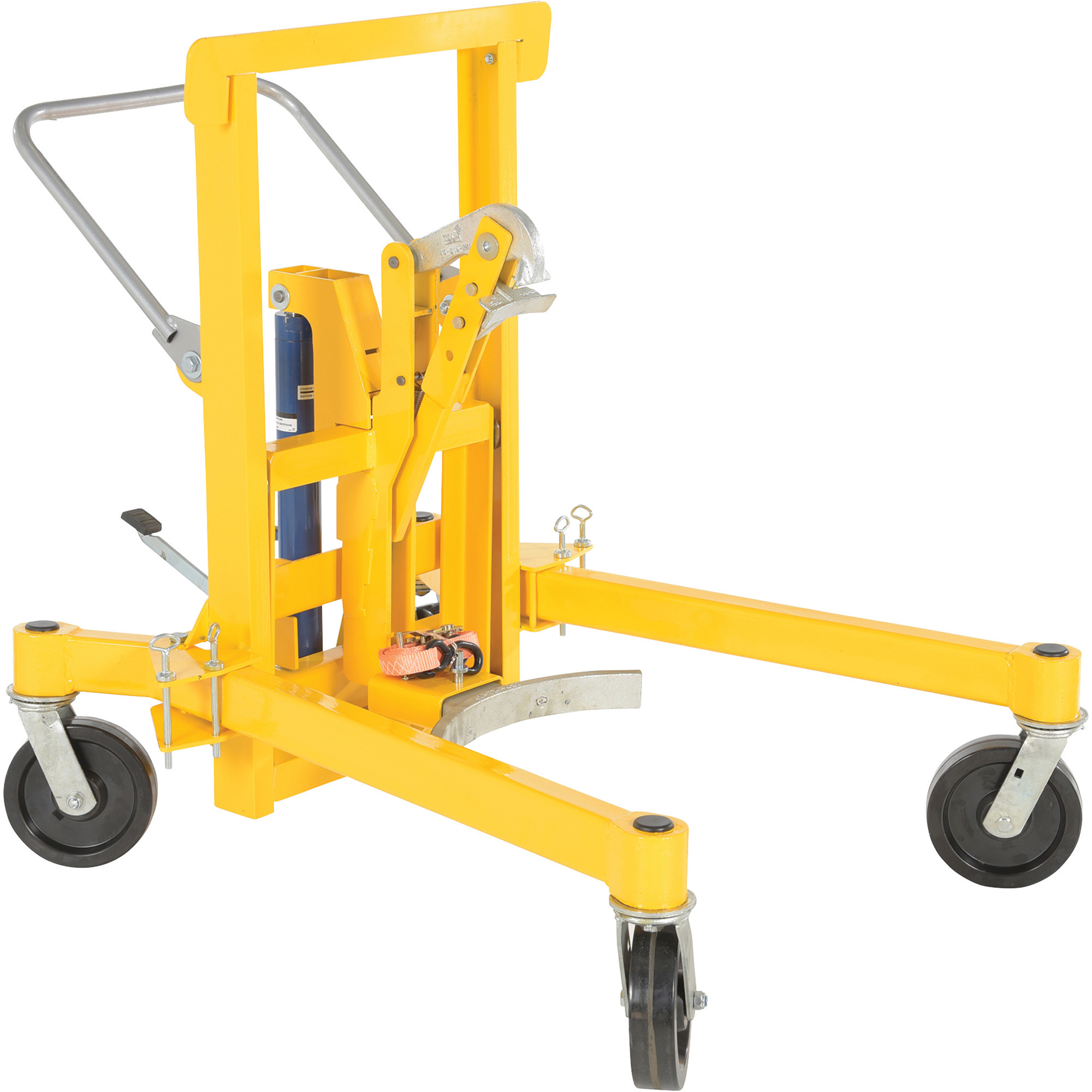 Vestil Economical Hydraulic Drum Transporter - 1,500-Lb. Capacity, 31 ...