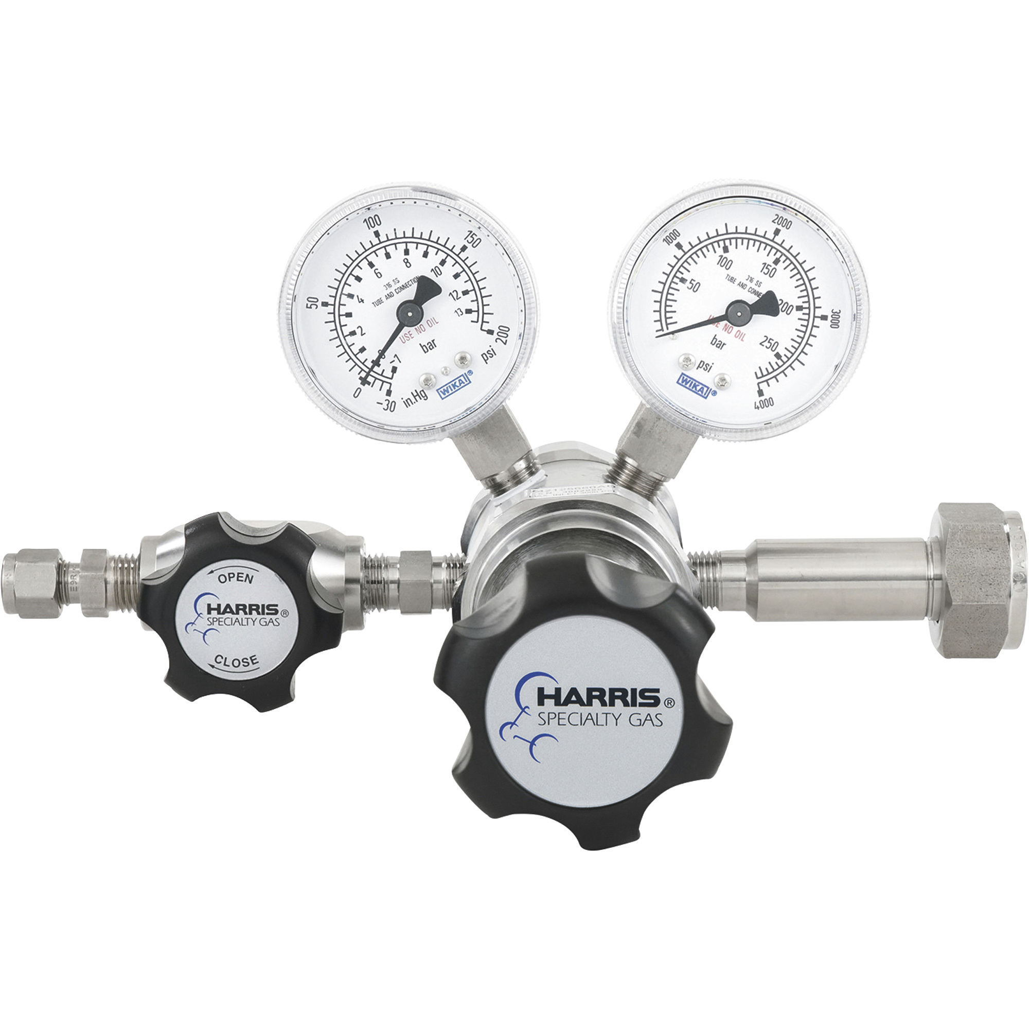 Harris Corrosive Gases Specialty Gas Lab Regulator, CGA 660, Two-Stage ...