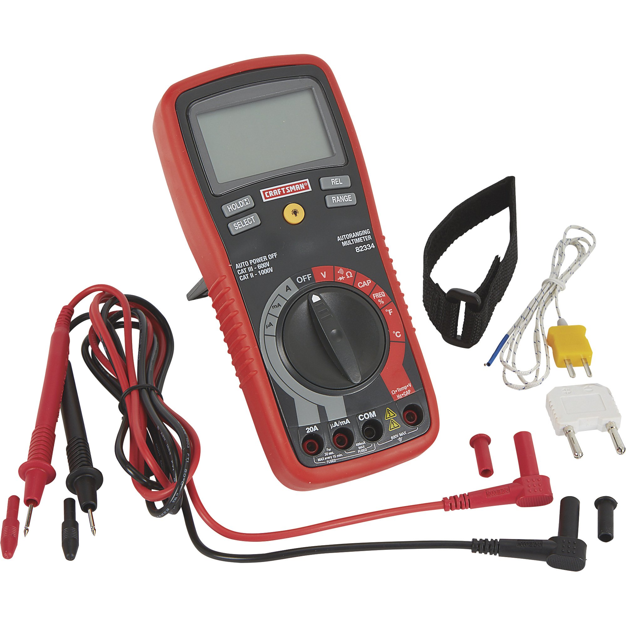 Craftsman Digital Auto Ranging Multimeter — 11 Functions, Model# 34 ...