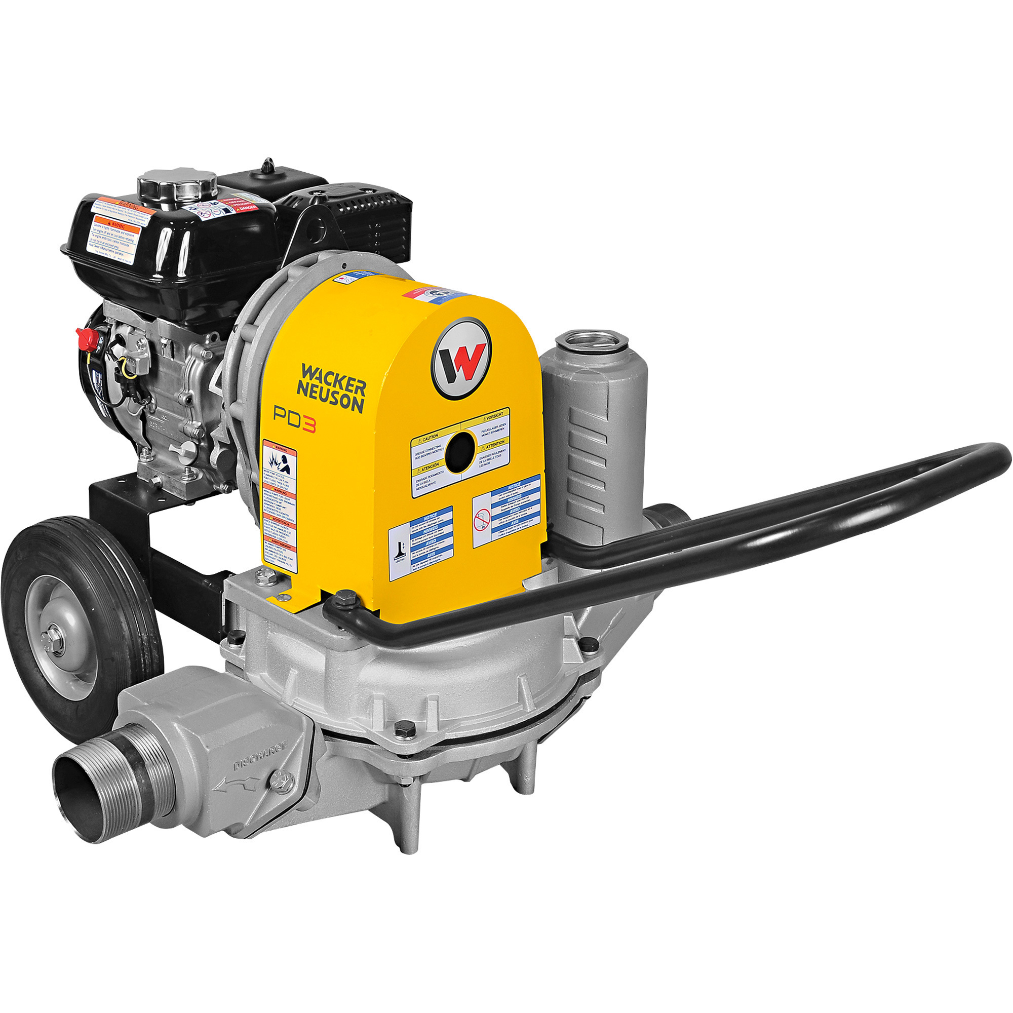 Wacker Neuson Diaphragm Pump, 5280 GPH, Honda Engine, 3in. Ports, Model ...