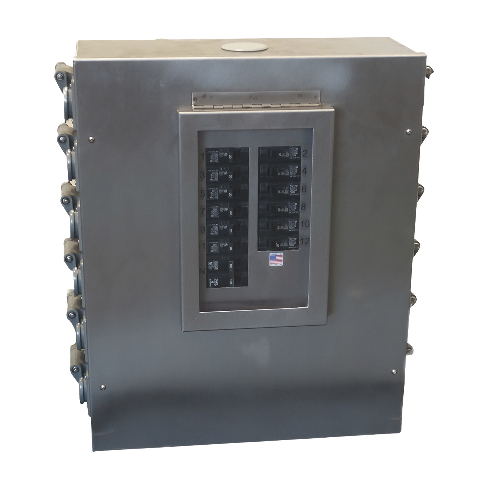 CEP MicroStation Portable GFCI Power Distribution Panel with Cart, 125/ ...