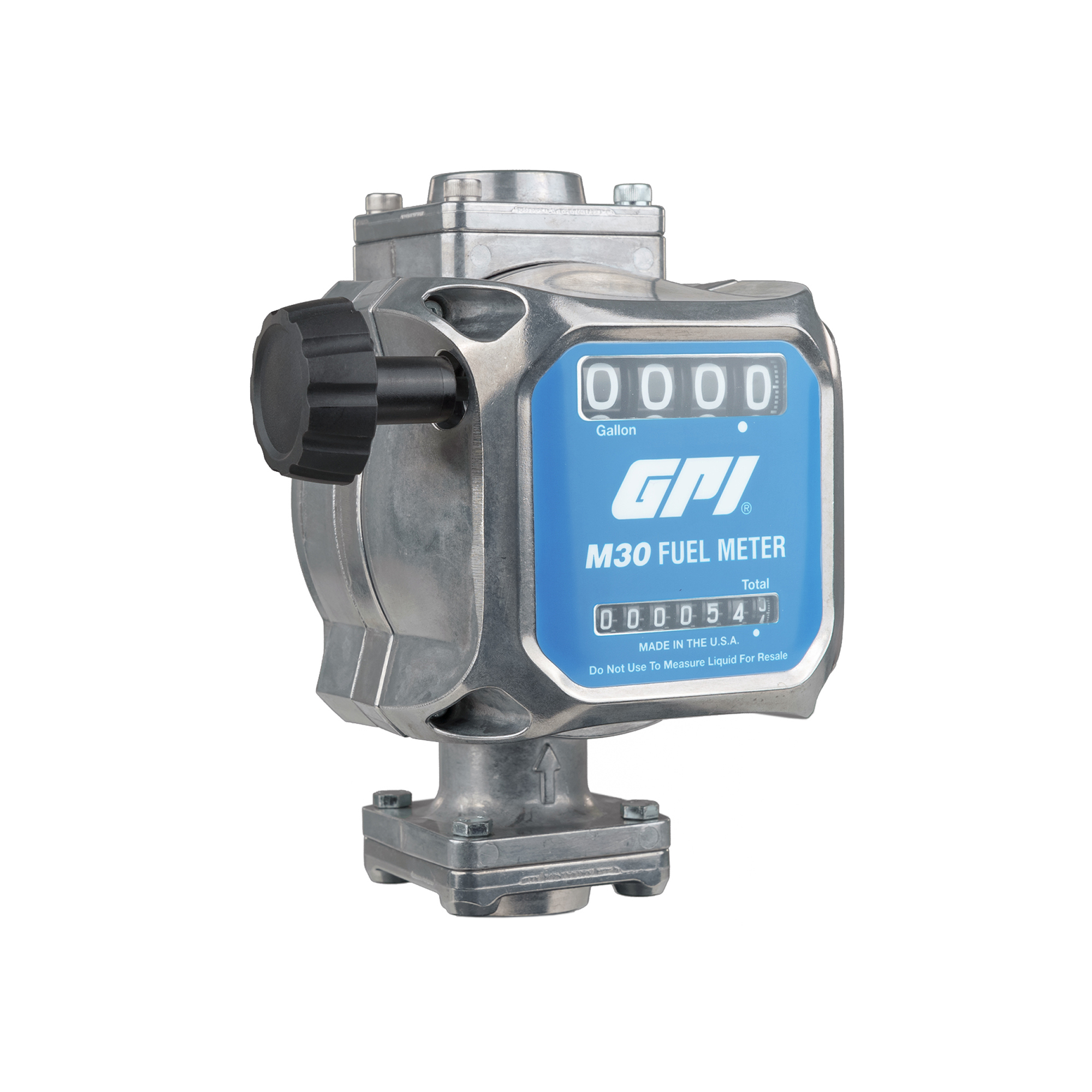 GPI Quick-Fit Mechanical Fuel Meter, 1in. Inlet/Outlet, Model# M30-G8N ...