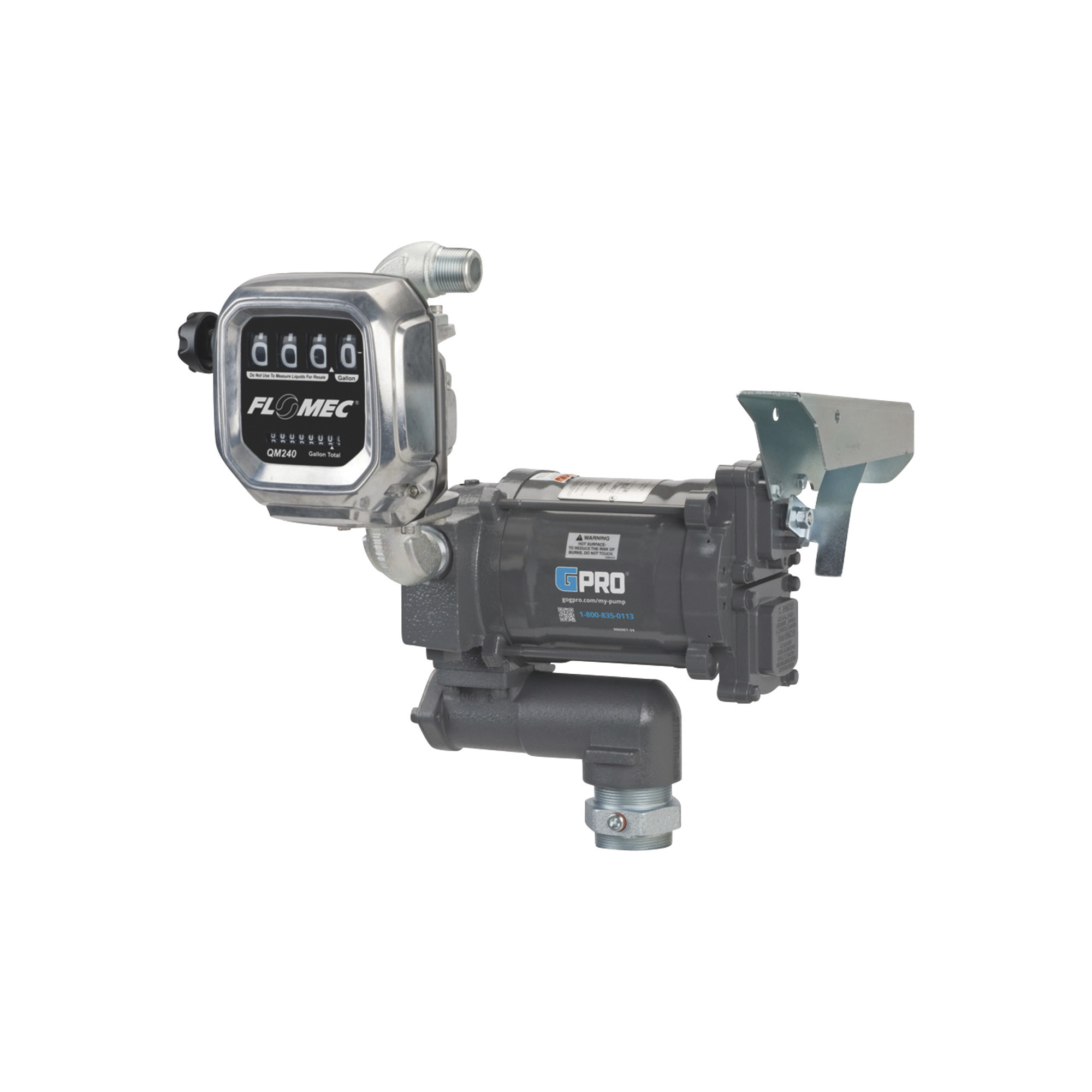 Fill-Rite Fuel Transfer Pump with 1 Gallon Flow Meter, 35 GPM, 115/230V ...