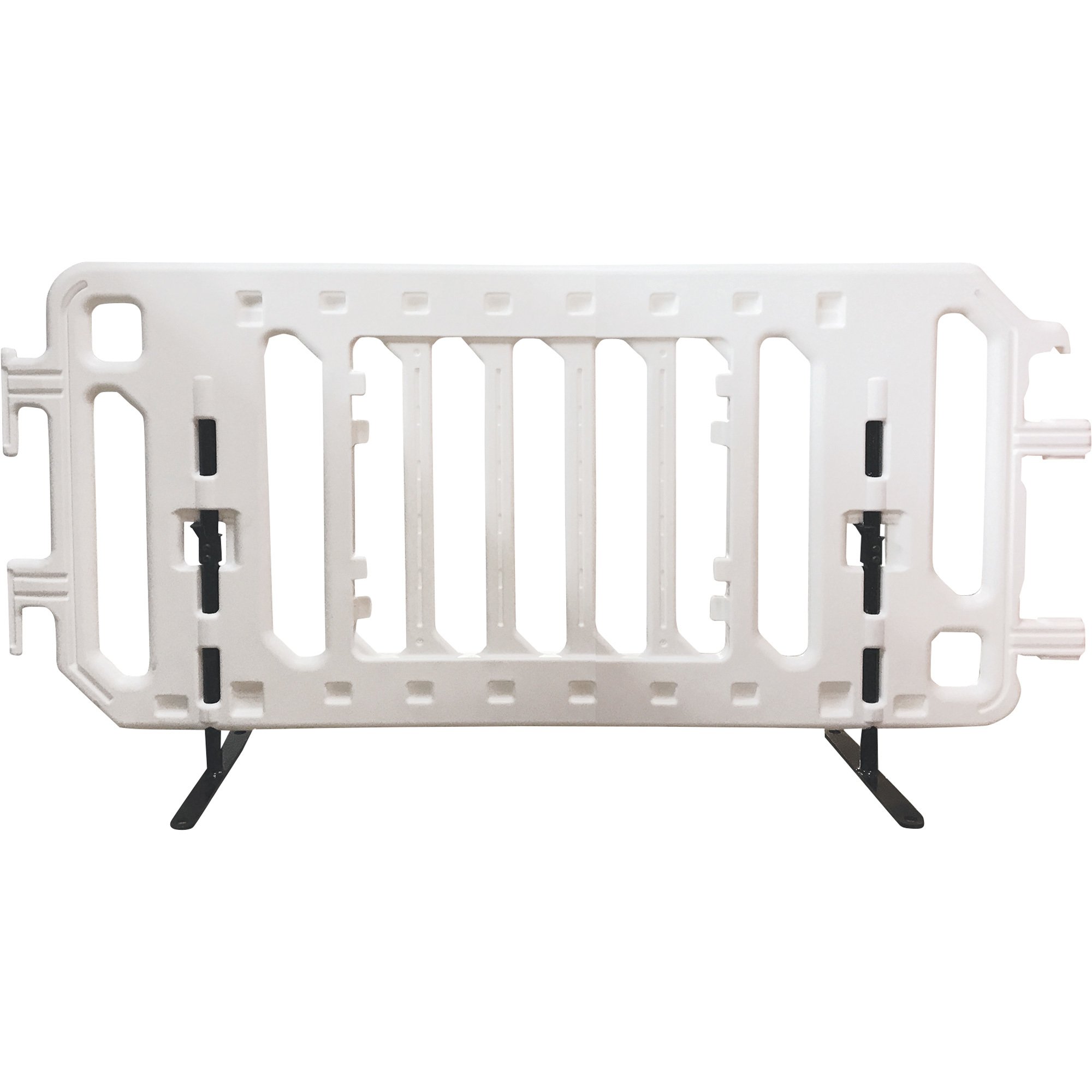 Plasticade Crowcade Deluxe Parade Barricade with Anti-Trip Feet — White ...