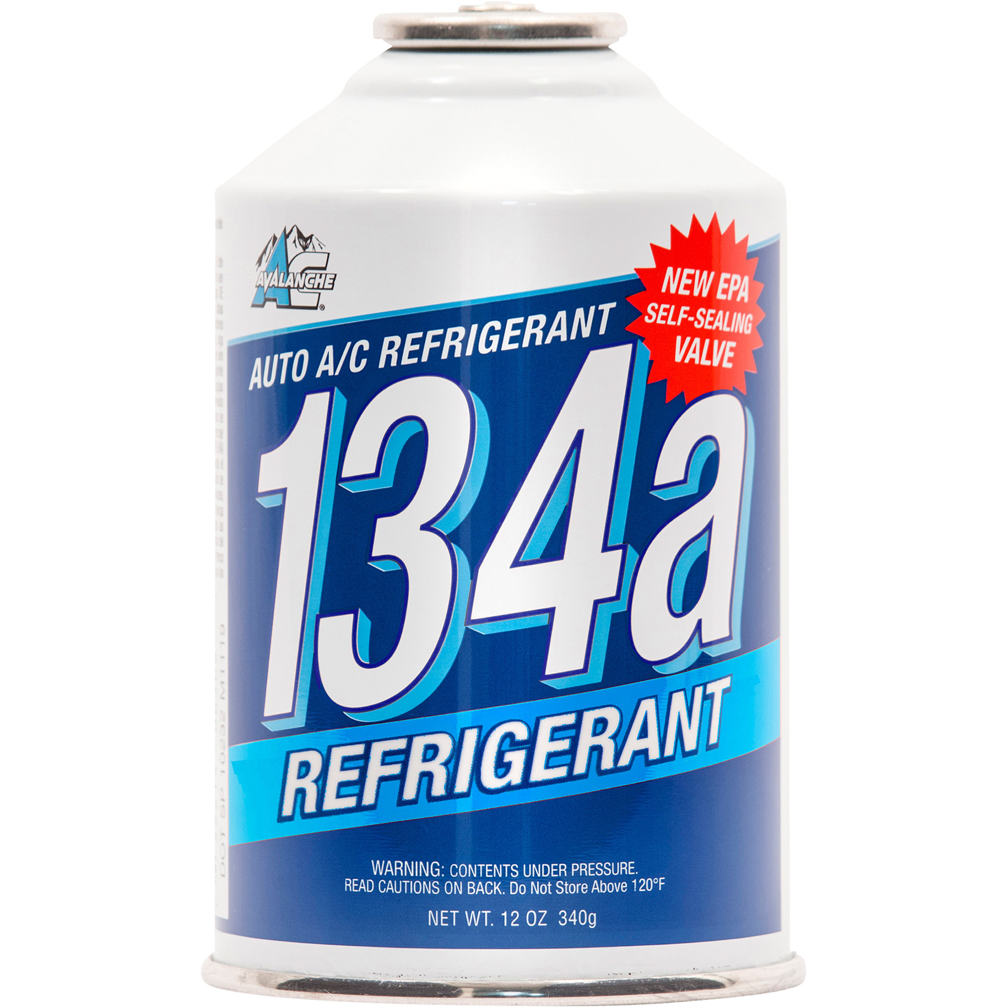 Avalanche Auto A/C Refrigerant with Gauge, R-134a Systems, 18oz ...