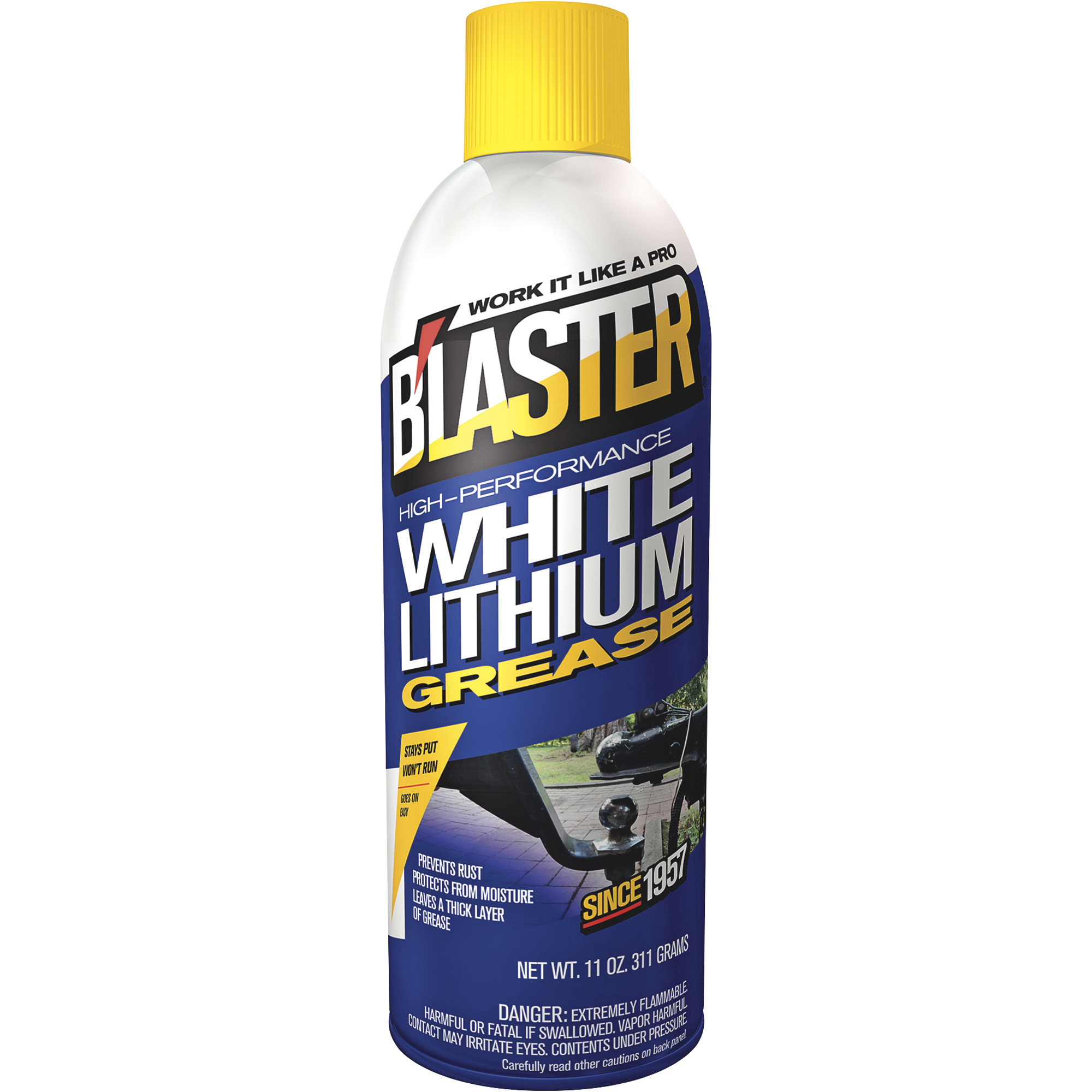 WD-40 Specialist White Lithium Grease — 10-Oz. Spray, Smart Straw ...